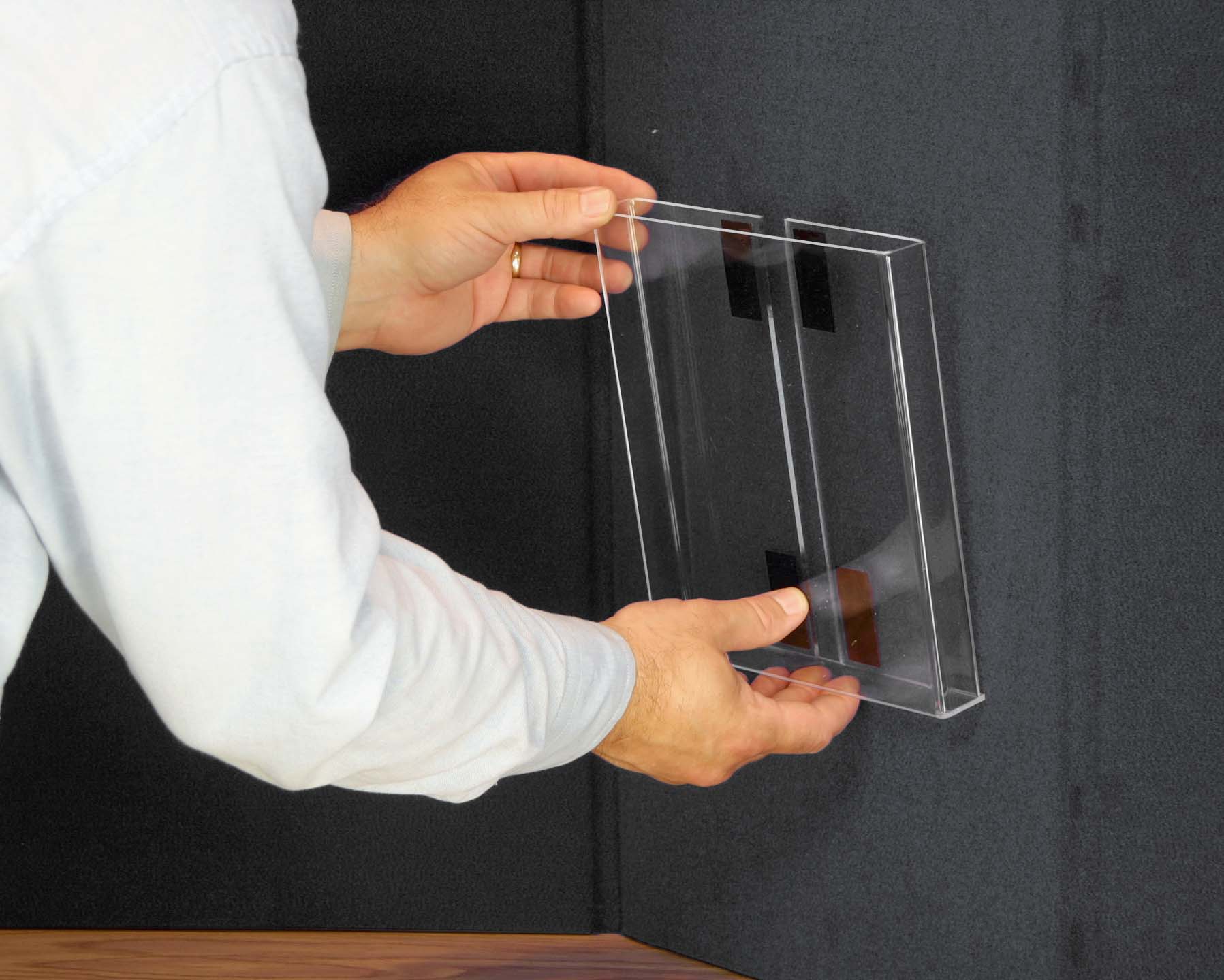 Double-Sided Display Board with Halogen Lights | Portable Display ...