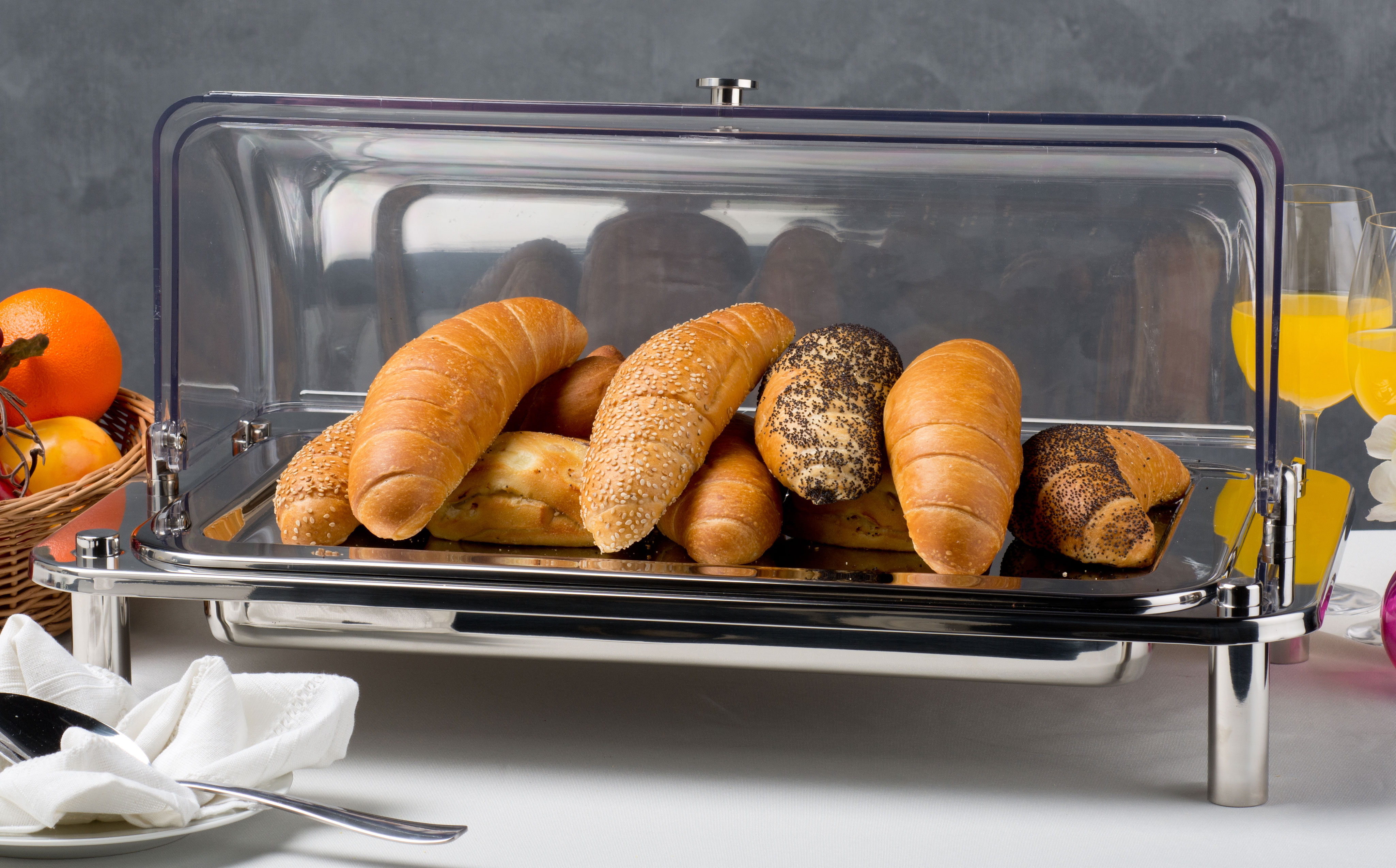 Chafers For Cold Food - Slide Open Lid | Displays2Go