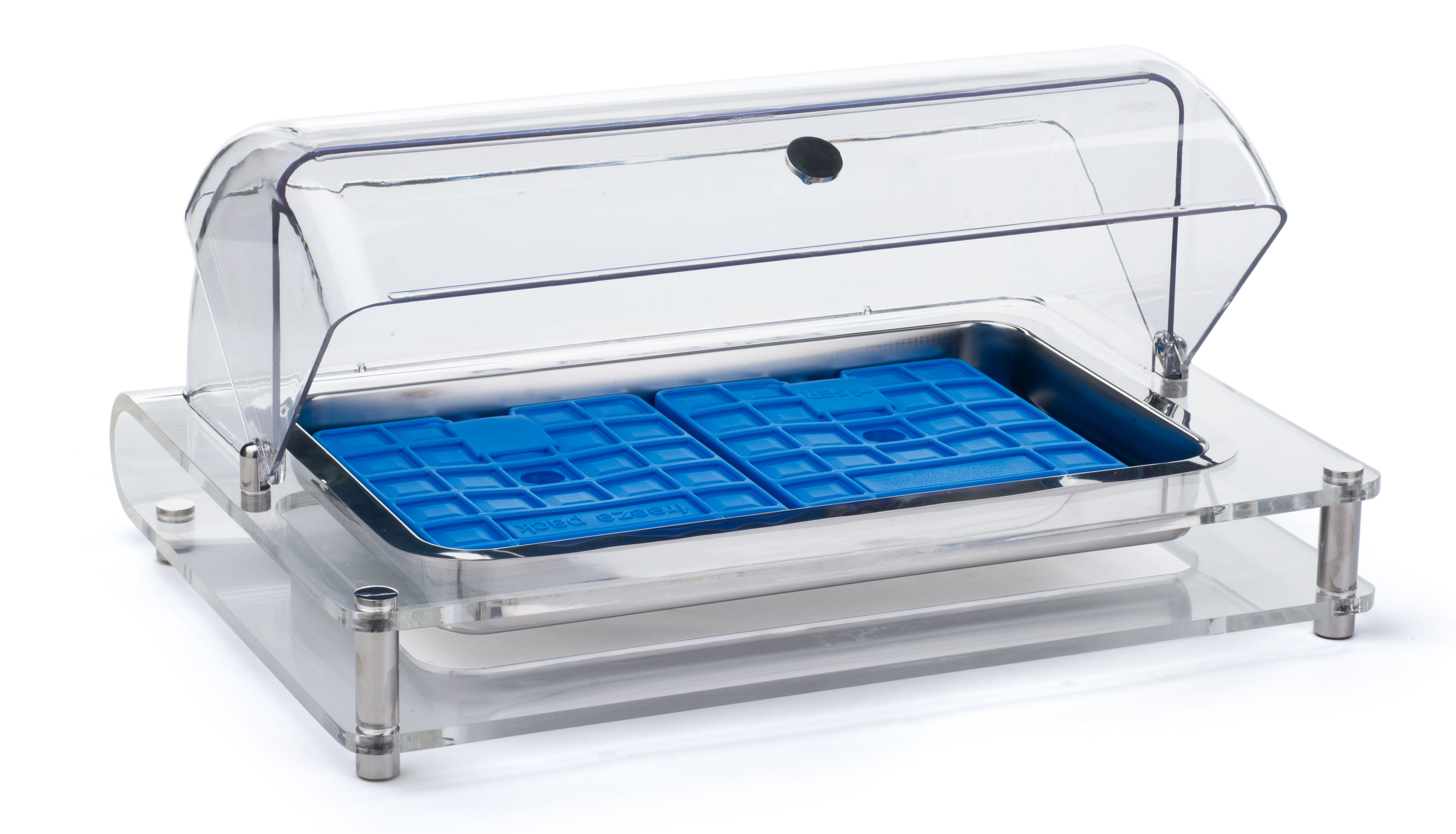 Cold Food Chafer Dish - Stainless Steel & Acrylic | Displays2Go