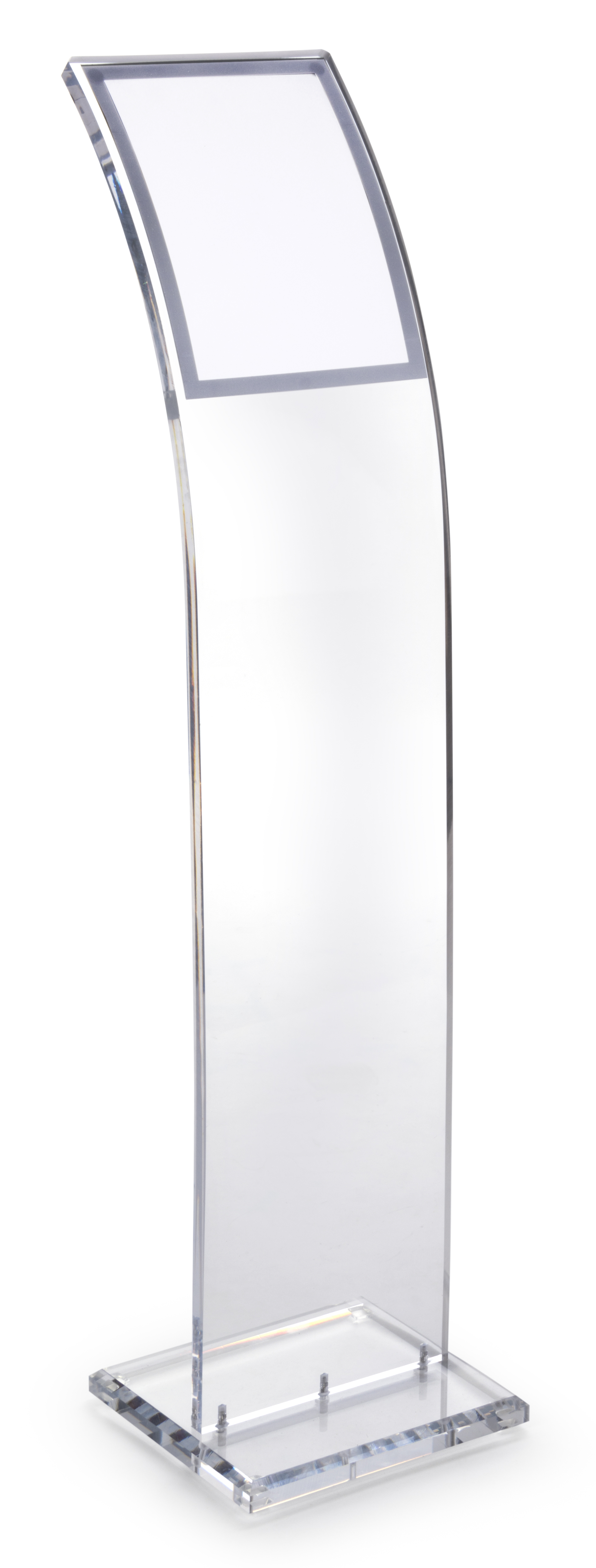 Acrylic Poster Stand | Clear Design w/ 8-1/2 x 11 Magnetic Frame ...