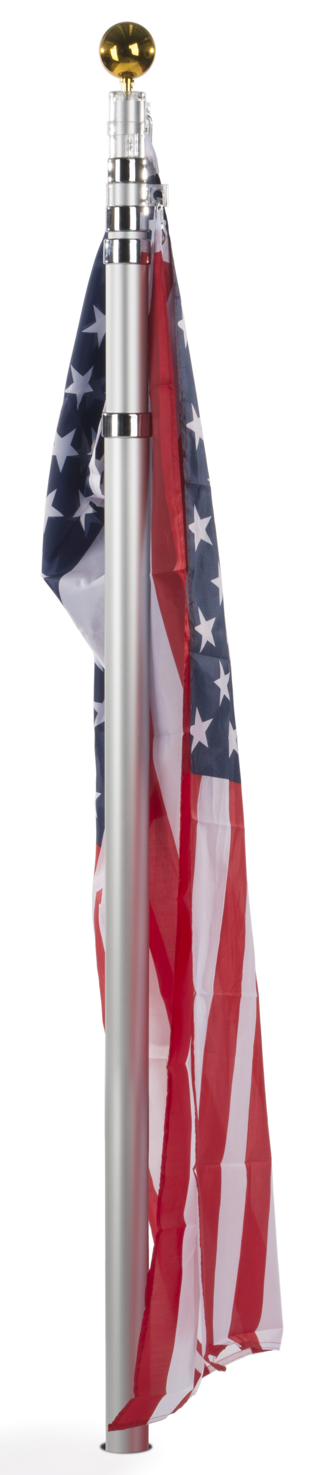 Telescoping Flagpole | PVC Sleeve for Ground Insert | Displays2Go
