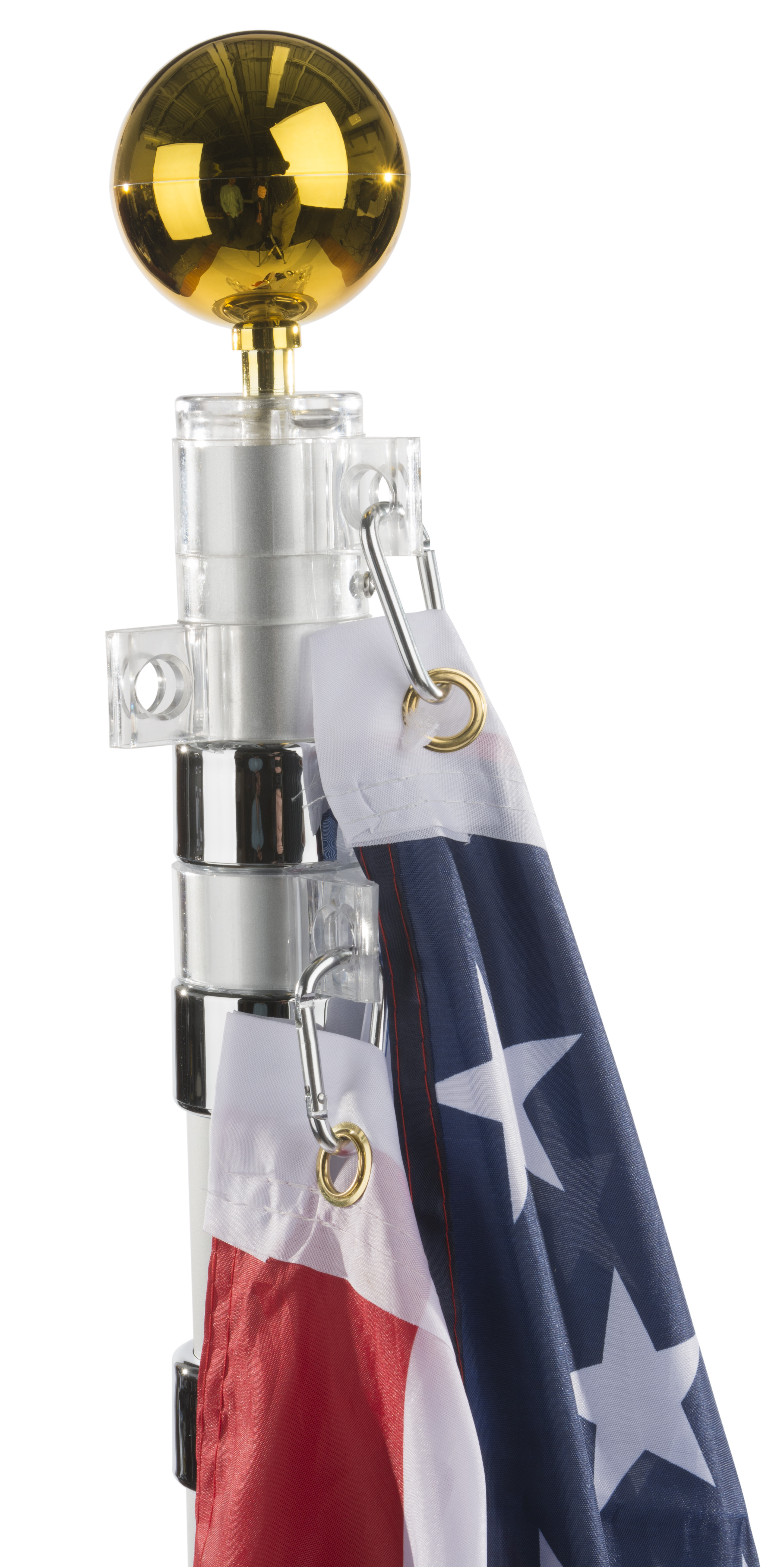 Telescoping Flagpole | PVC Sleeve for Ground Insert | Displays2Go