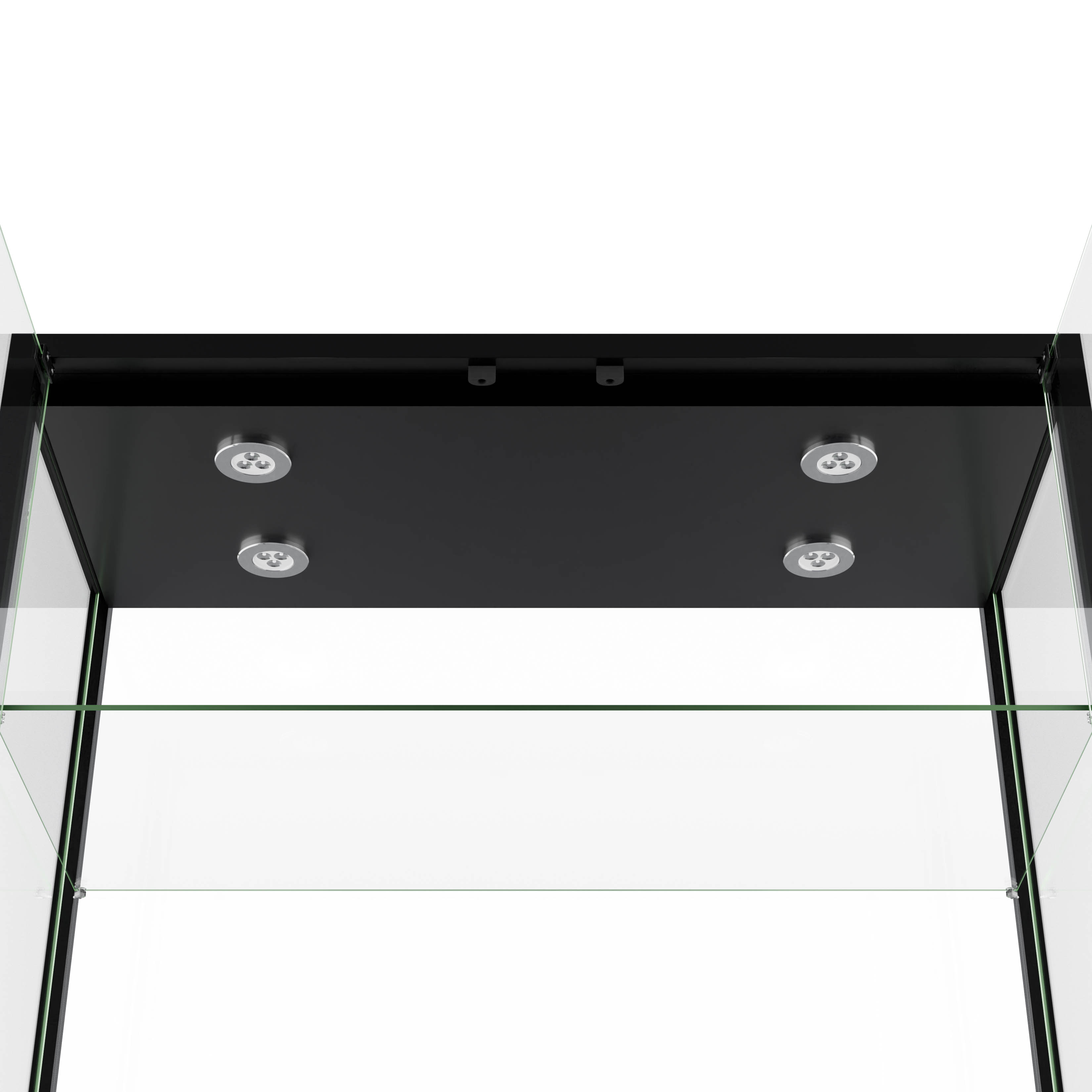 Locking Glass Display Cabinet | Adjustable Shelves | Displays2Go
