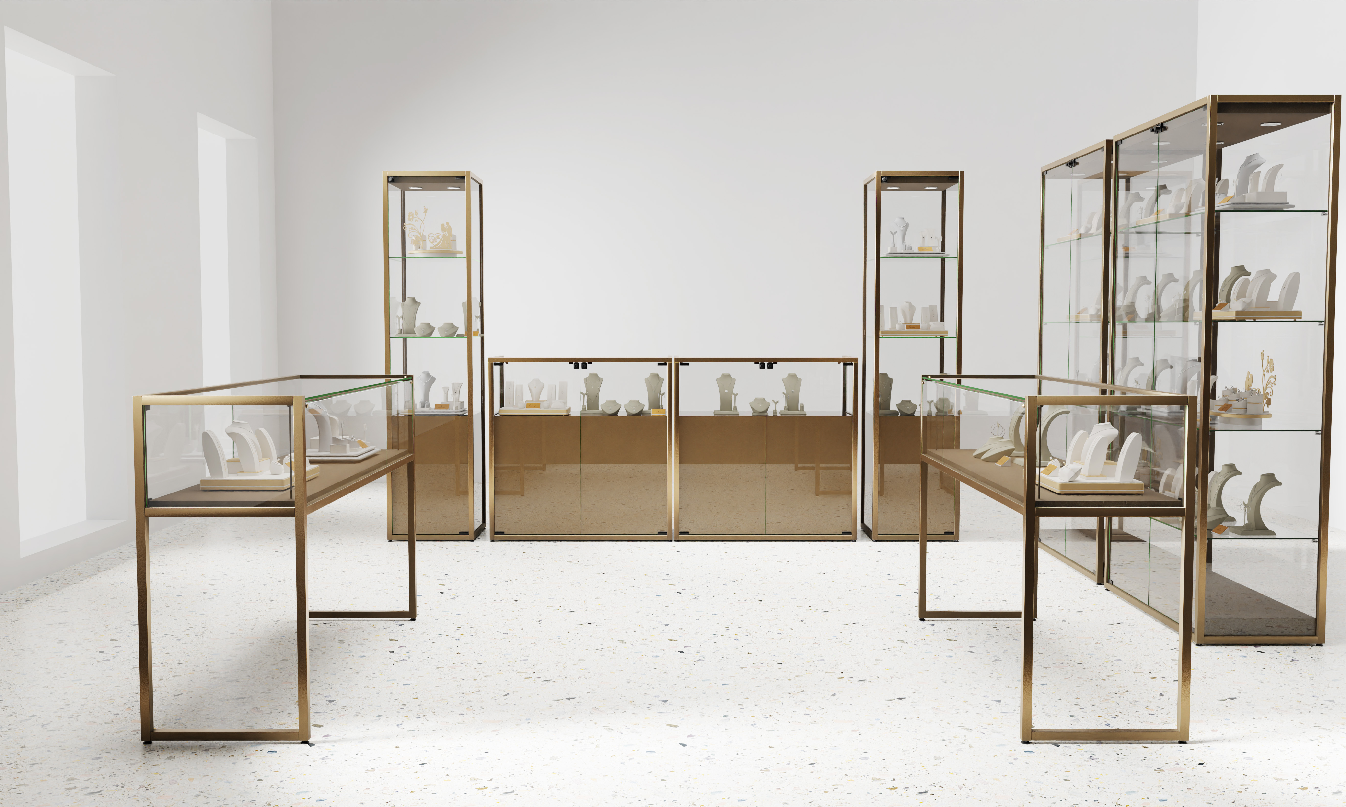 Showcase Table | Powder-Coated Finish | Displays2Go