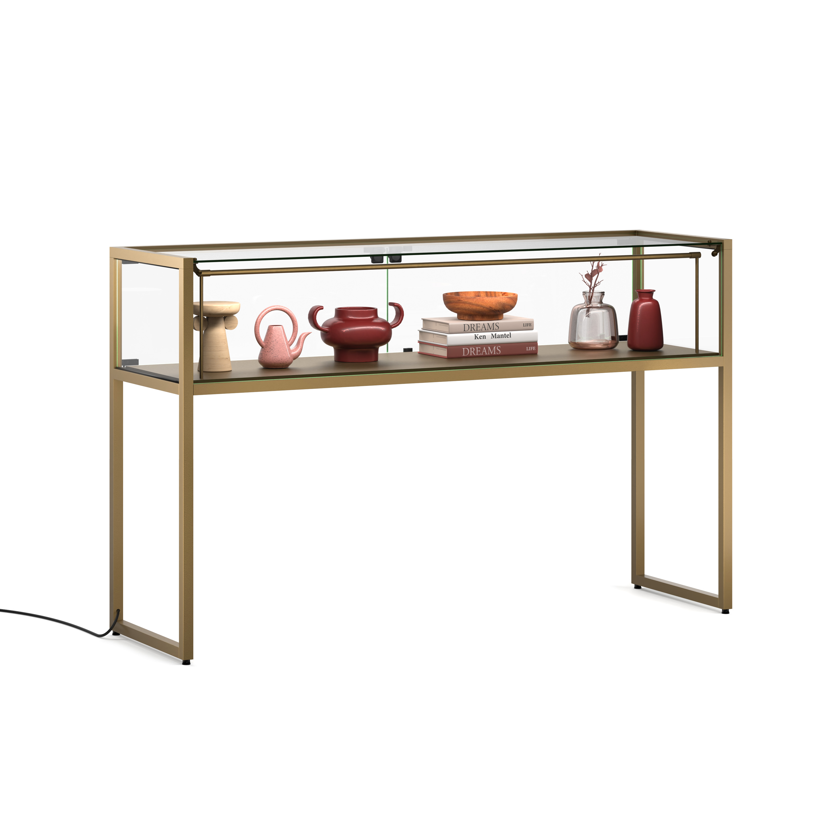 Showcase Table | Anodic Bronze Finish