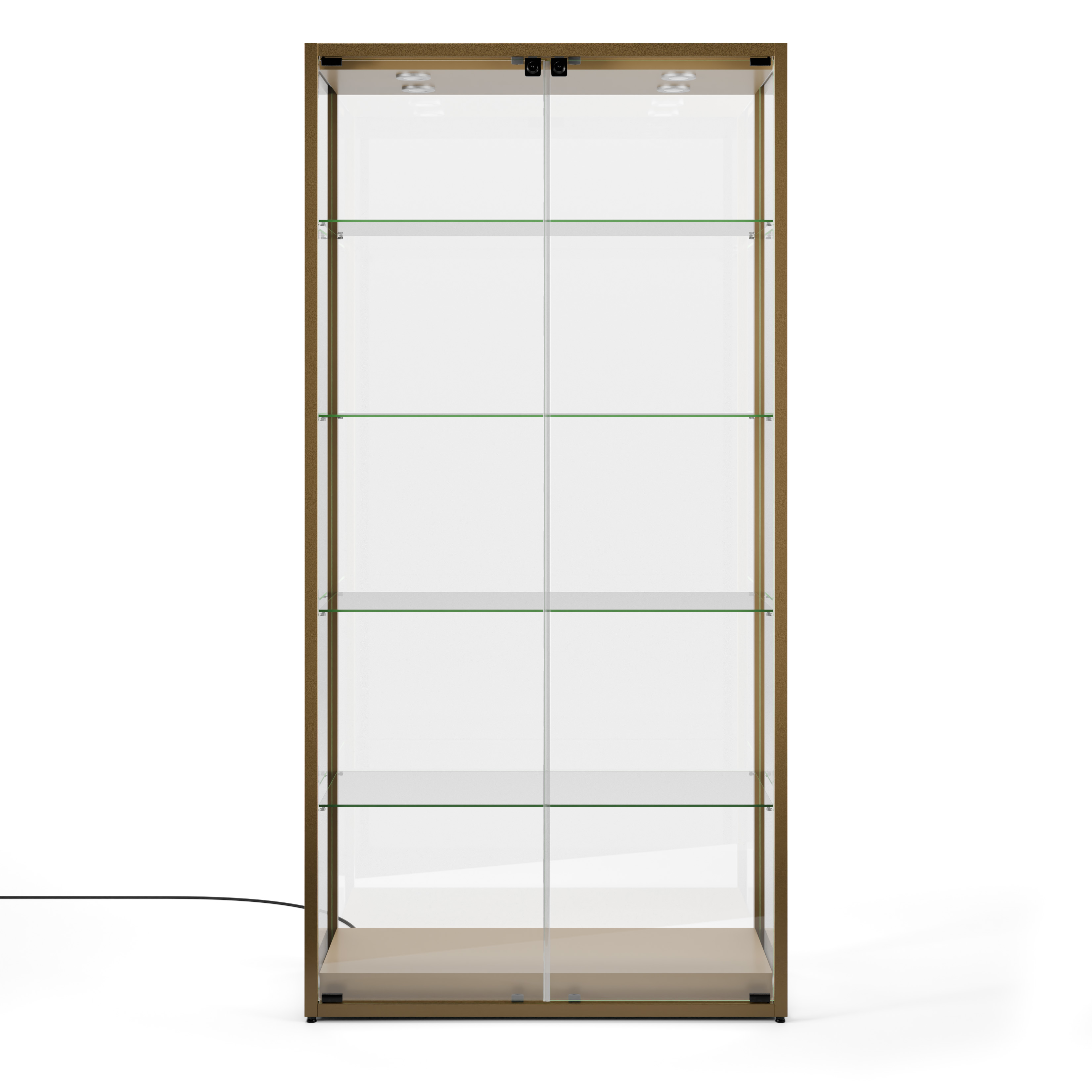 Locking Glass Display Cabinet | Adjustable Shelves | Displays2Go
