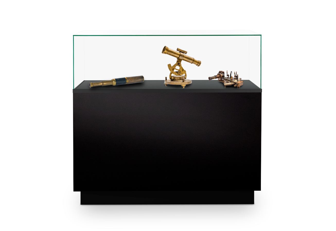 Frameless Glass Display Cabinet | Pneumatic Locking System | Displays2Go