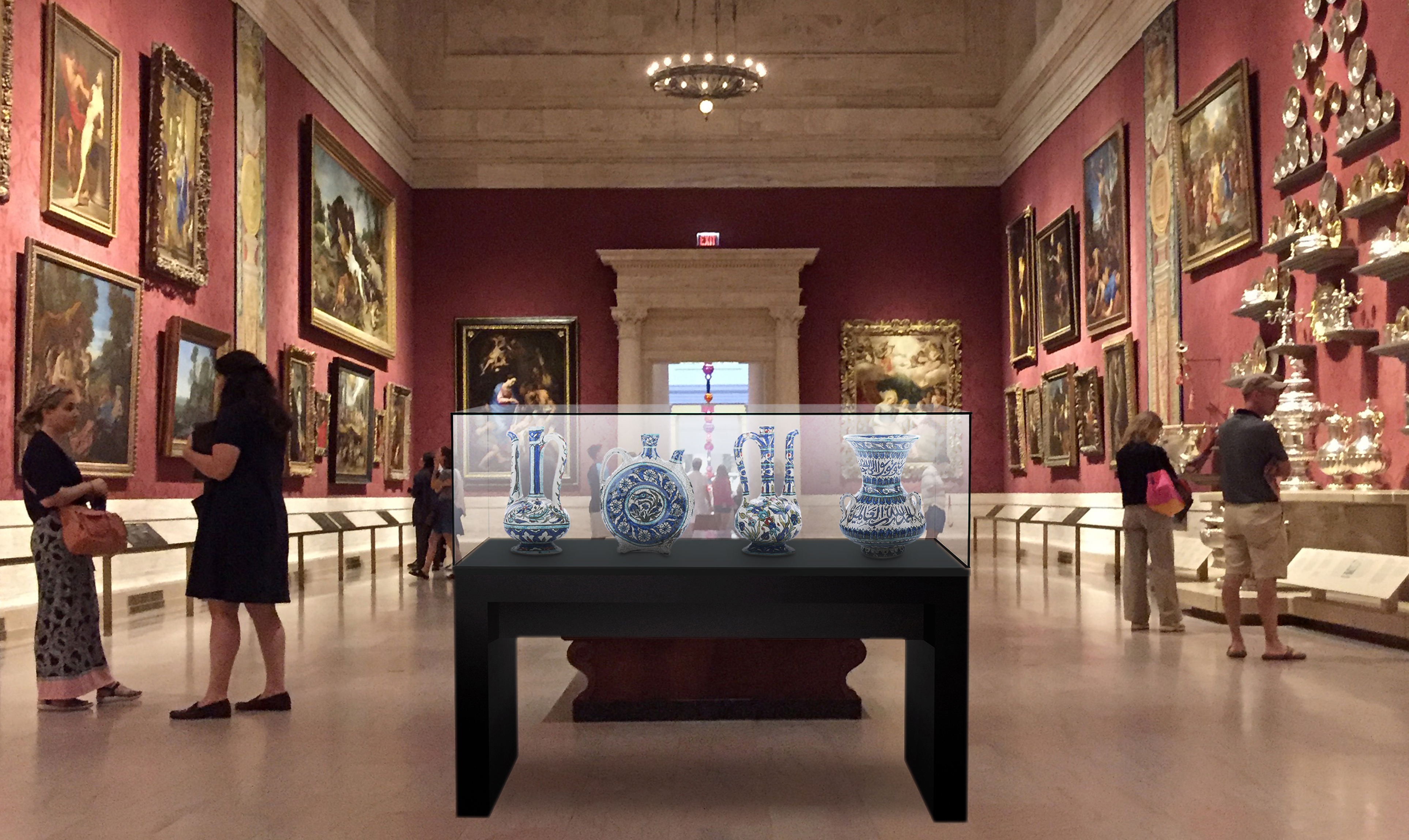 Glass Display Table Case Locking Displays2go