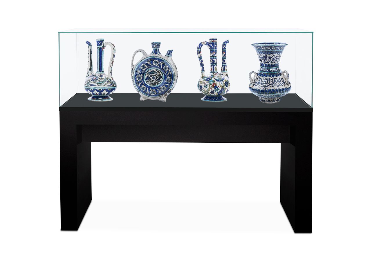 Glass Display Table Case | Locking | Displays2Go