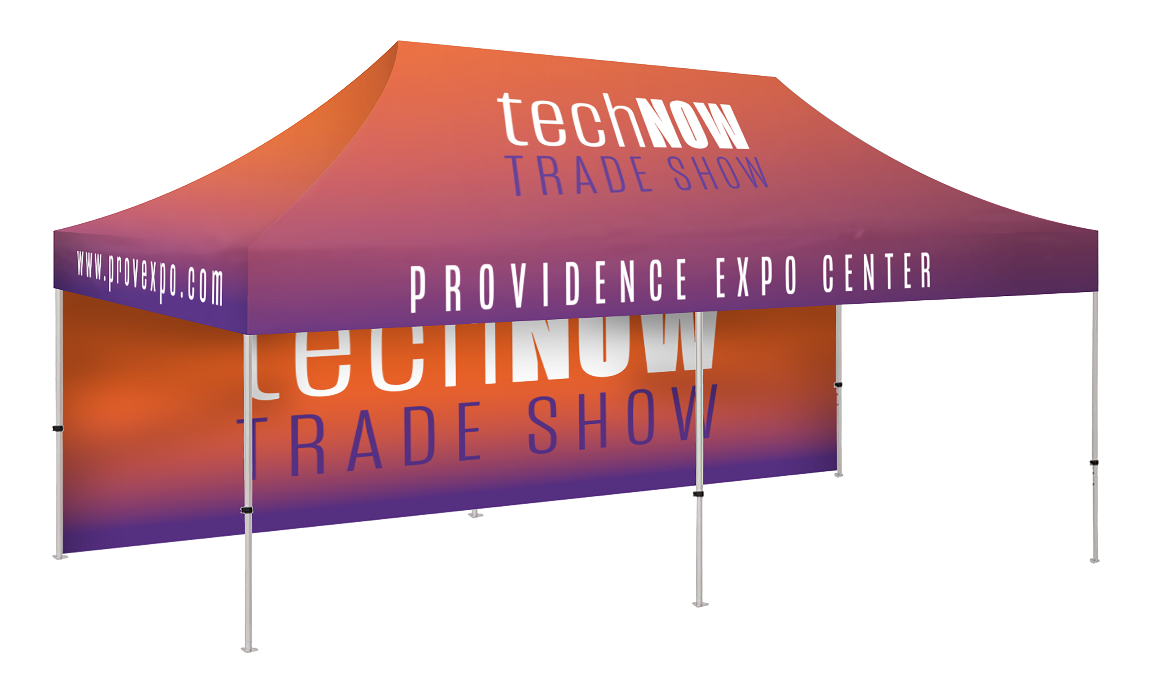 All-in-one Event Tent Display with Tables | Custom Printed Canopy ...