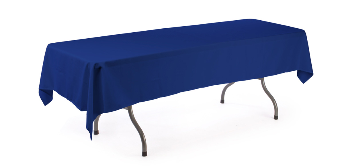 Royal Blue Table Cloth | 6 Foot Long | Displays2Go
