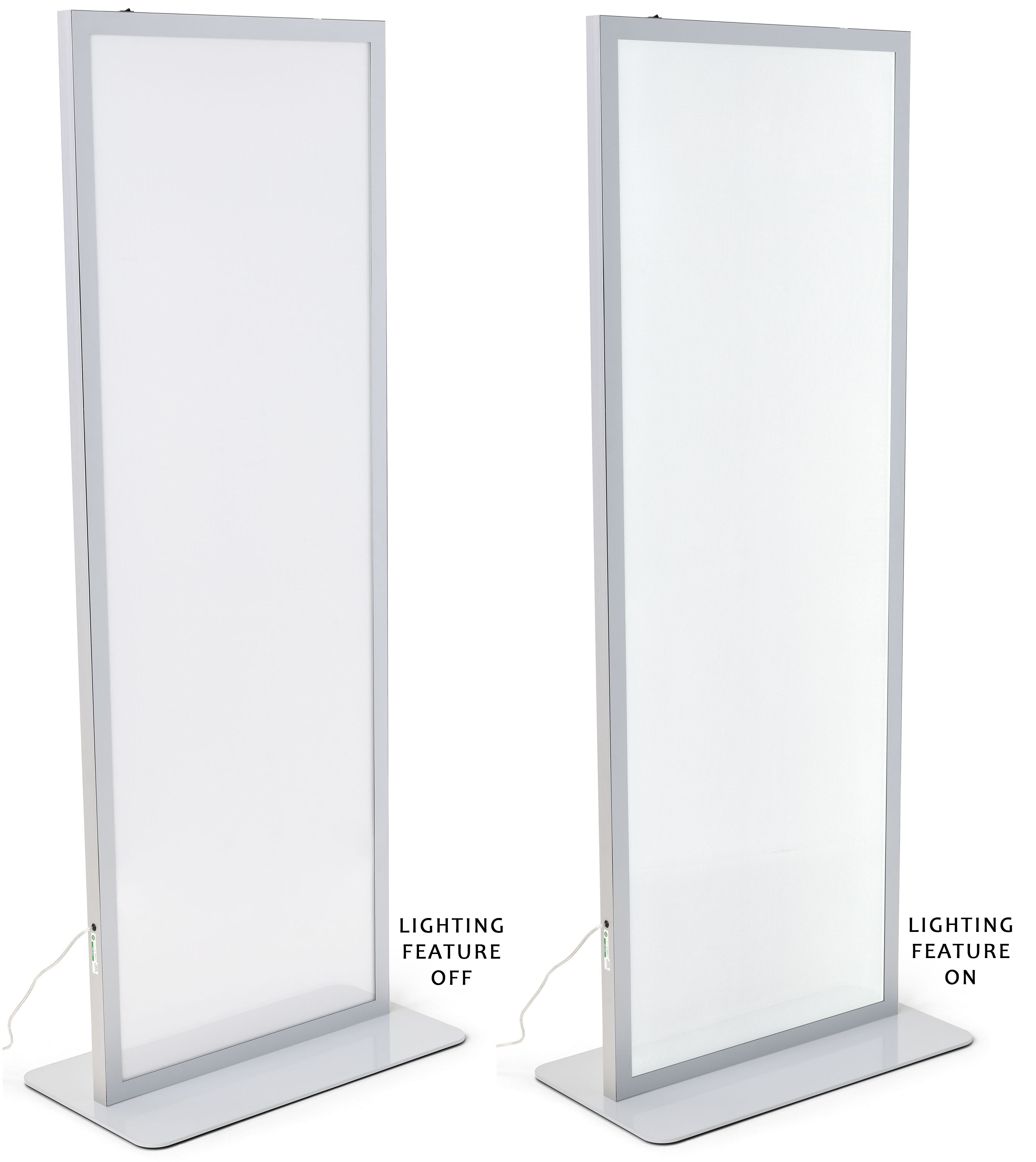 LED Floor Sign Totem Stand | Light Up Personalized Posters | Displays2Go