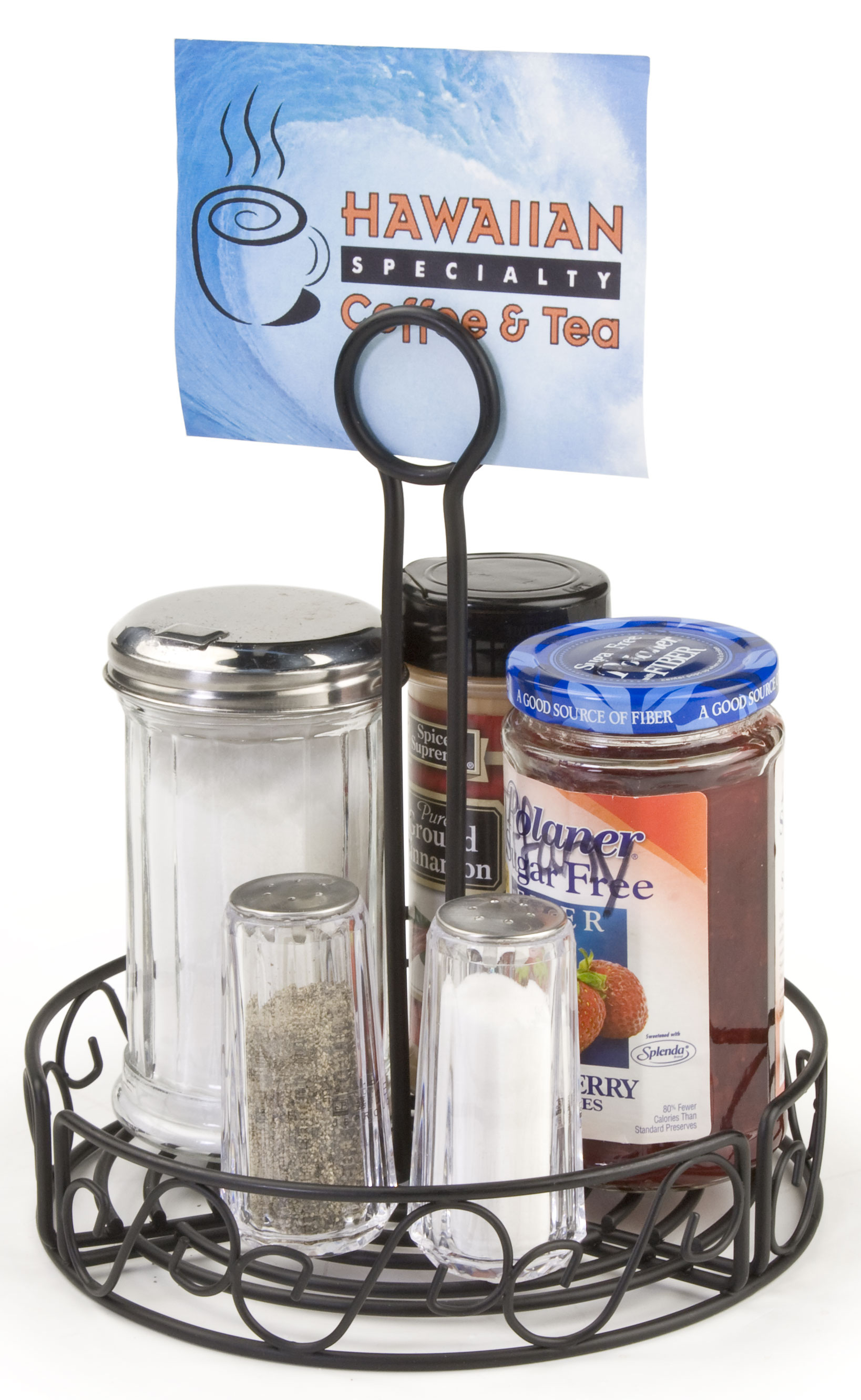 Table Caddies With Sign Holder & Woven Design | Displays2Go