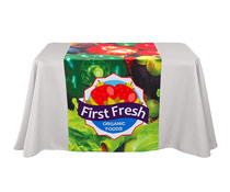Trade Show Table Covers | Plain & Branded Tablecloths | Displays2go