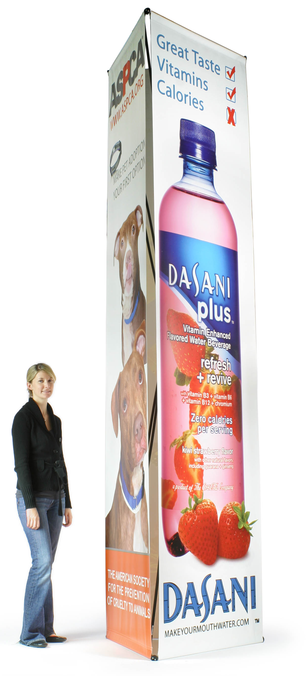 Tri-Banner | 12 Ft. - Custom Exhibition Graphics | Displays2Go