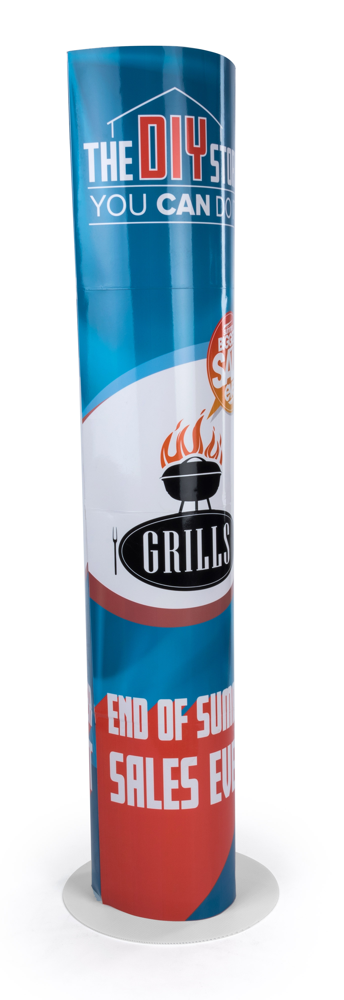 Cardboard Totem Advertising Display | 72” Custom Tower | Displays2Go