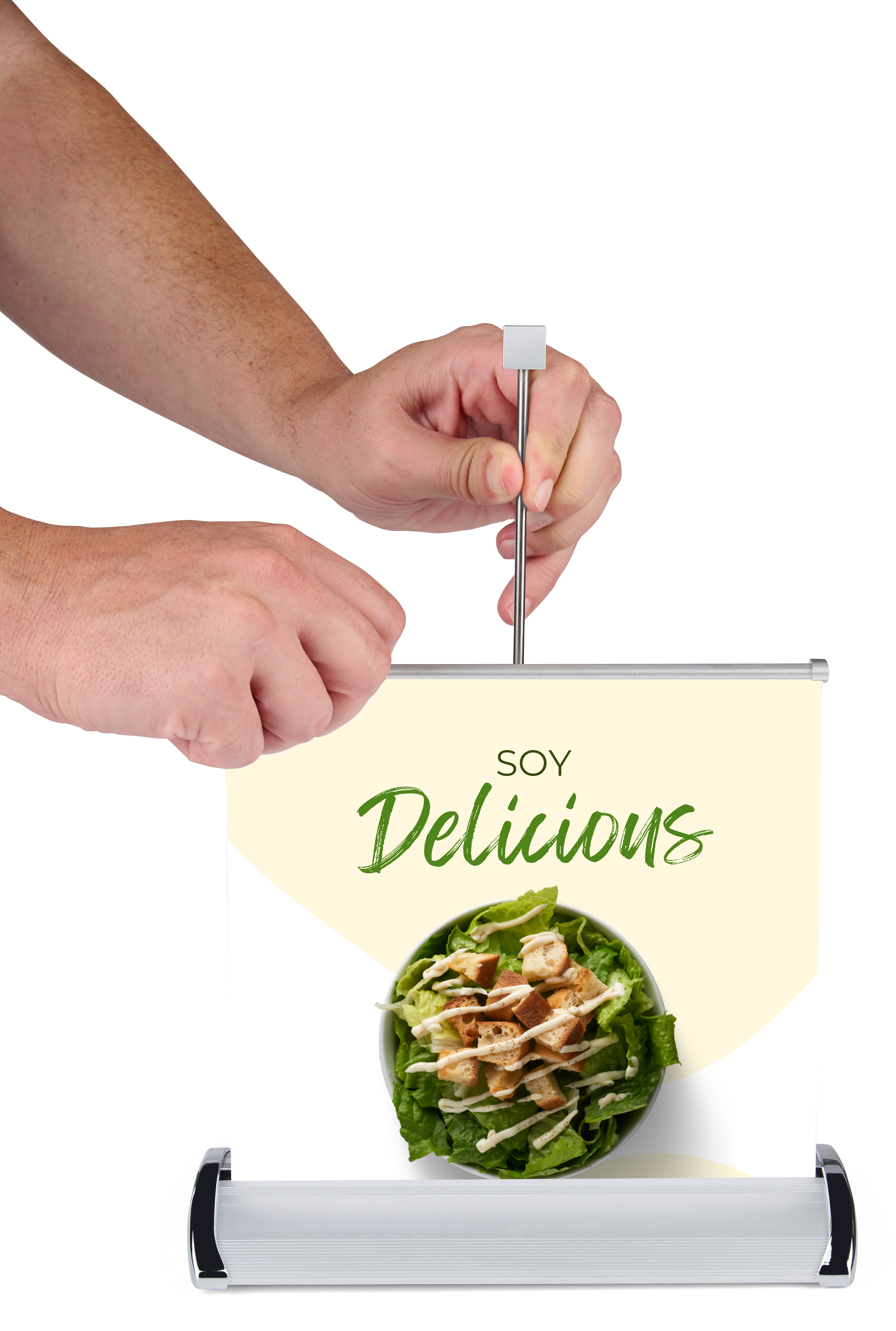 Desktop Banner Stands | Full Color Printing | Displays2Go