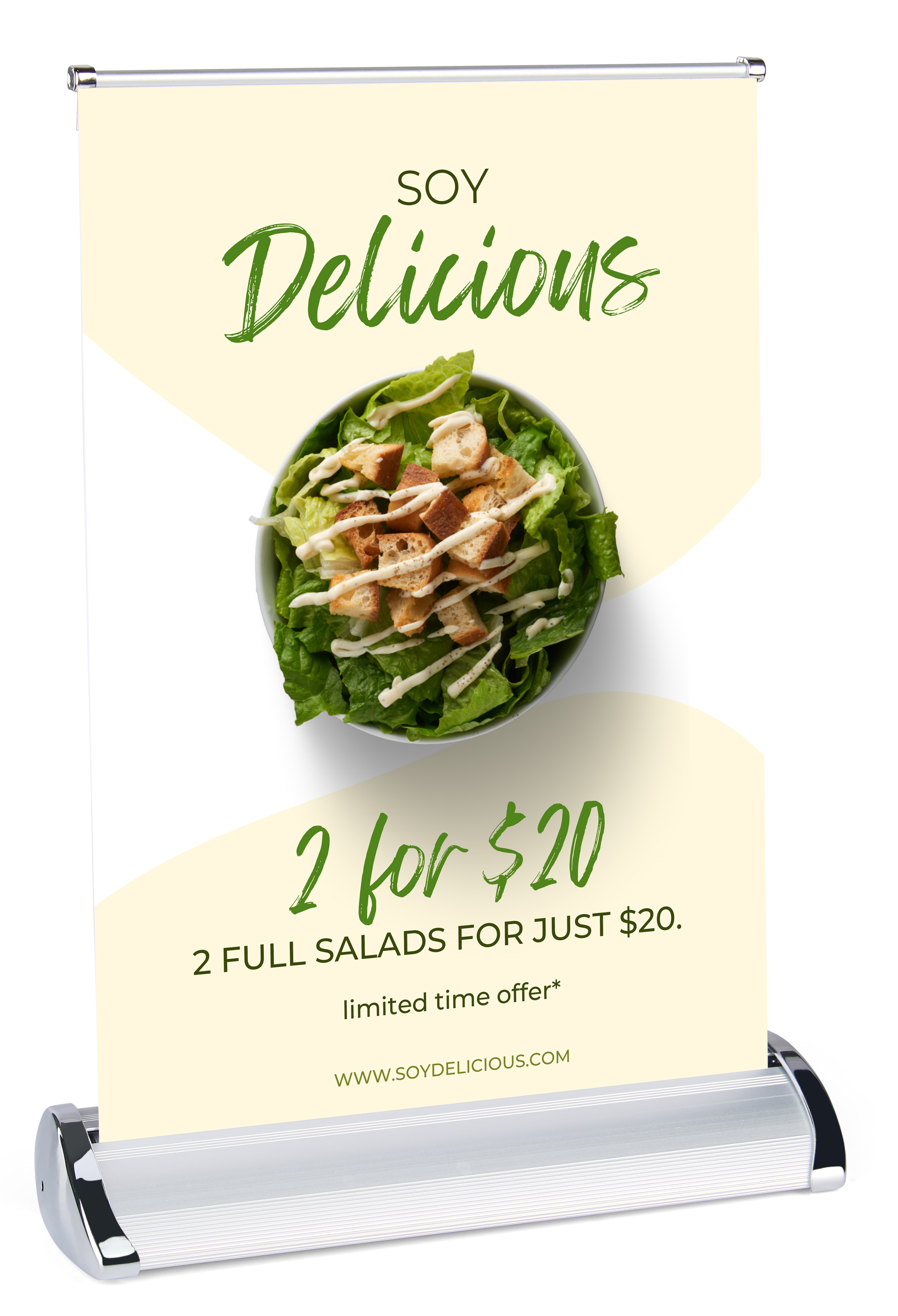 Desktop Banner Stands | Full Color Printing | Displays2Go