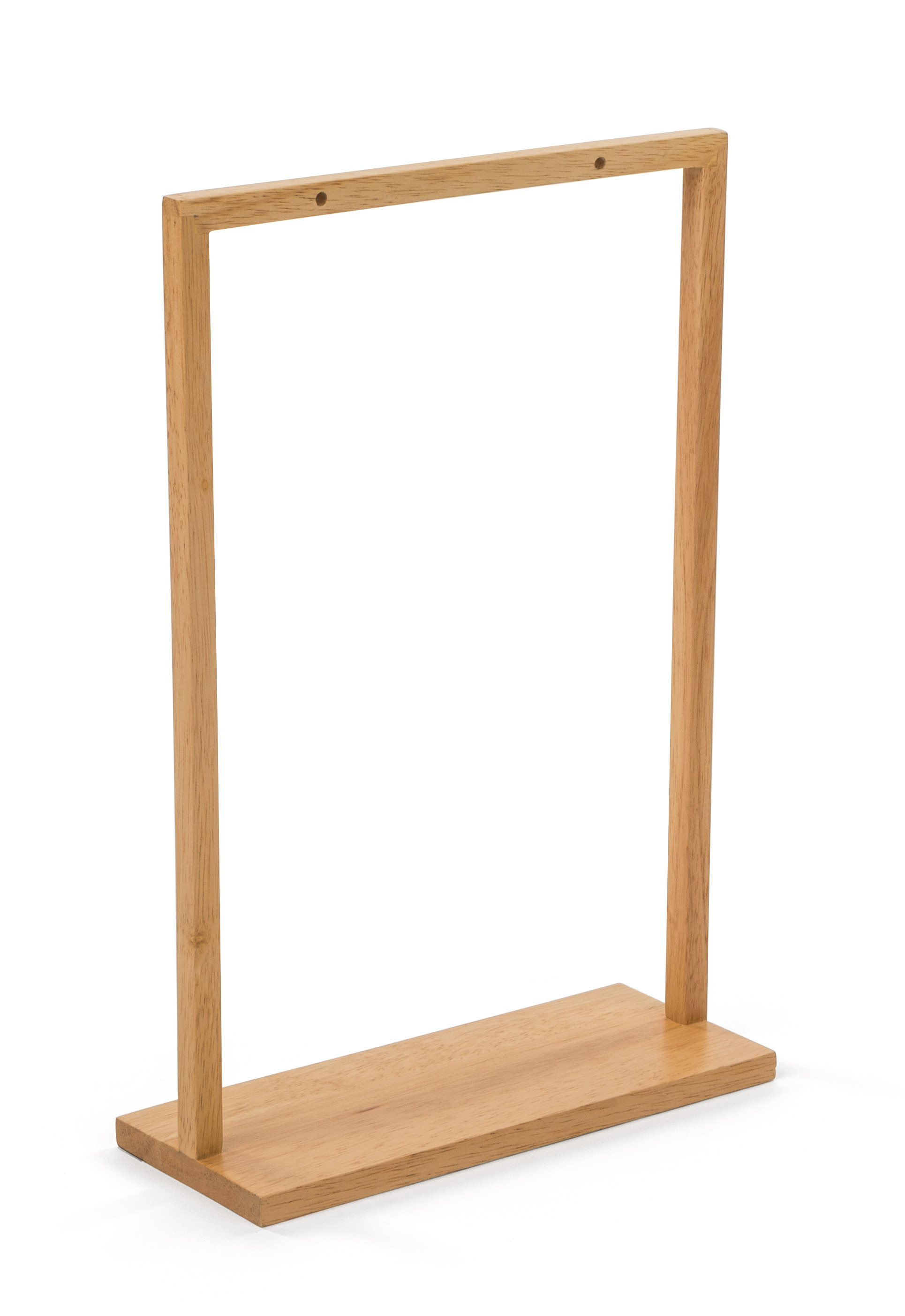 Wooden Tabletop Flip Sign | 8.5” x 11” Frame with Maple Finish ...