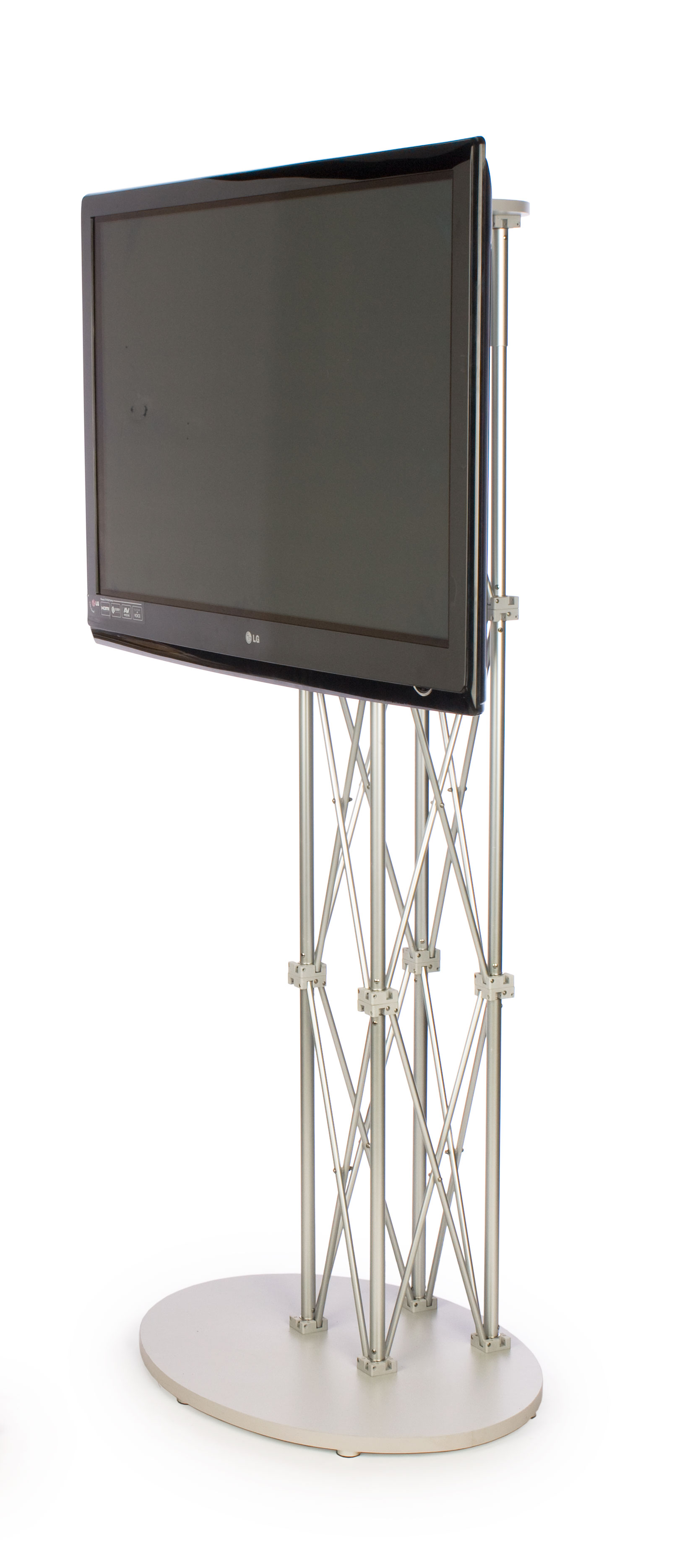 Monitor Stand | Silver Truss with Convenient Carrying Case | Displays2Go