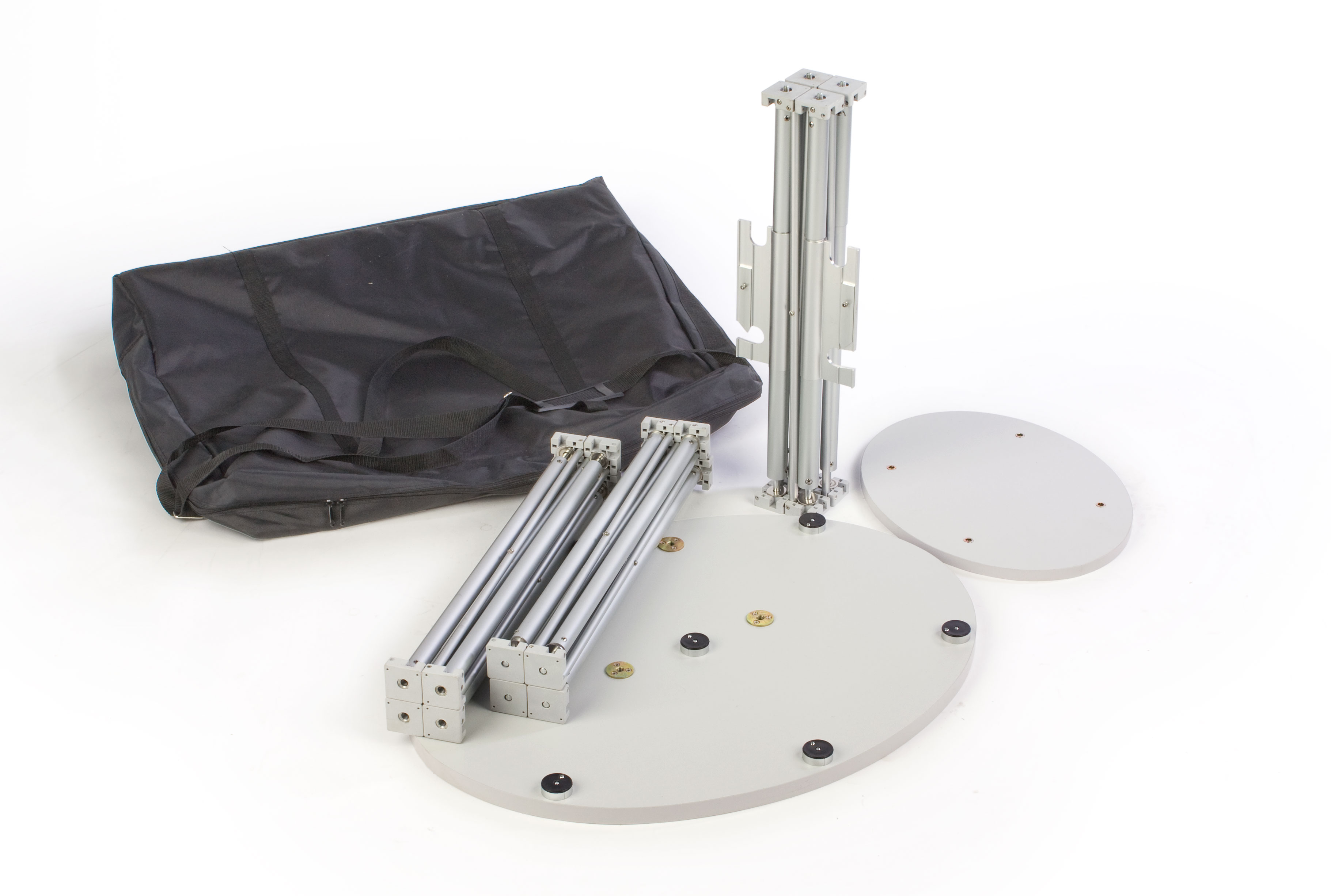 Monitor Stand | Silver Truss with Convenient Carrying Case | Displays2Go