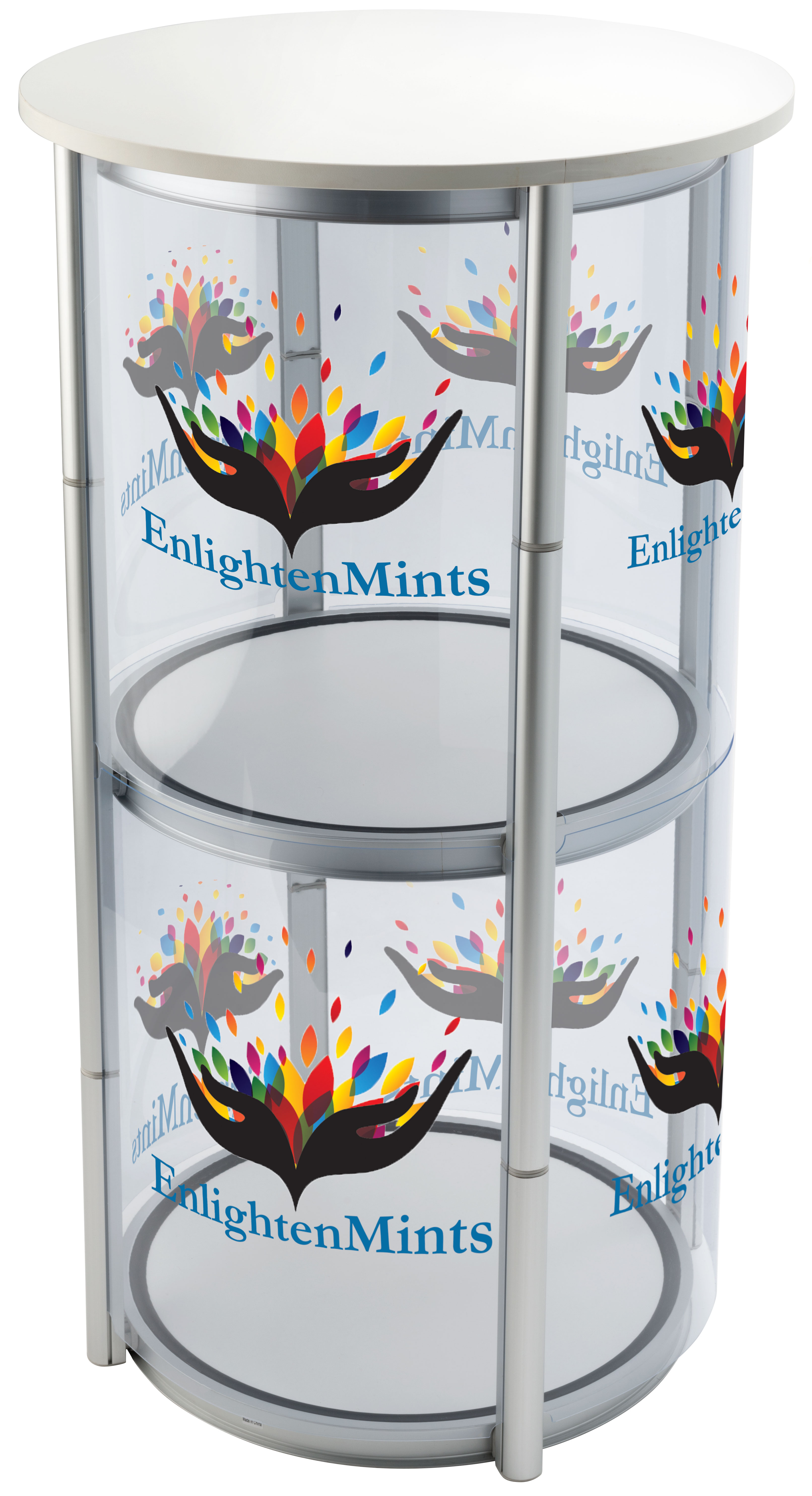 Set of 8 Clear Custom Panels for TWST Series | Displays2Go