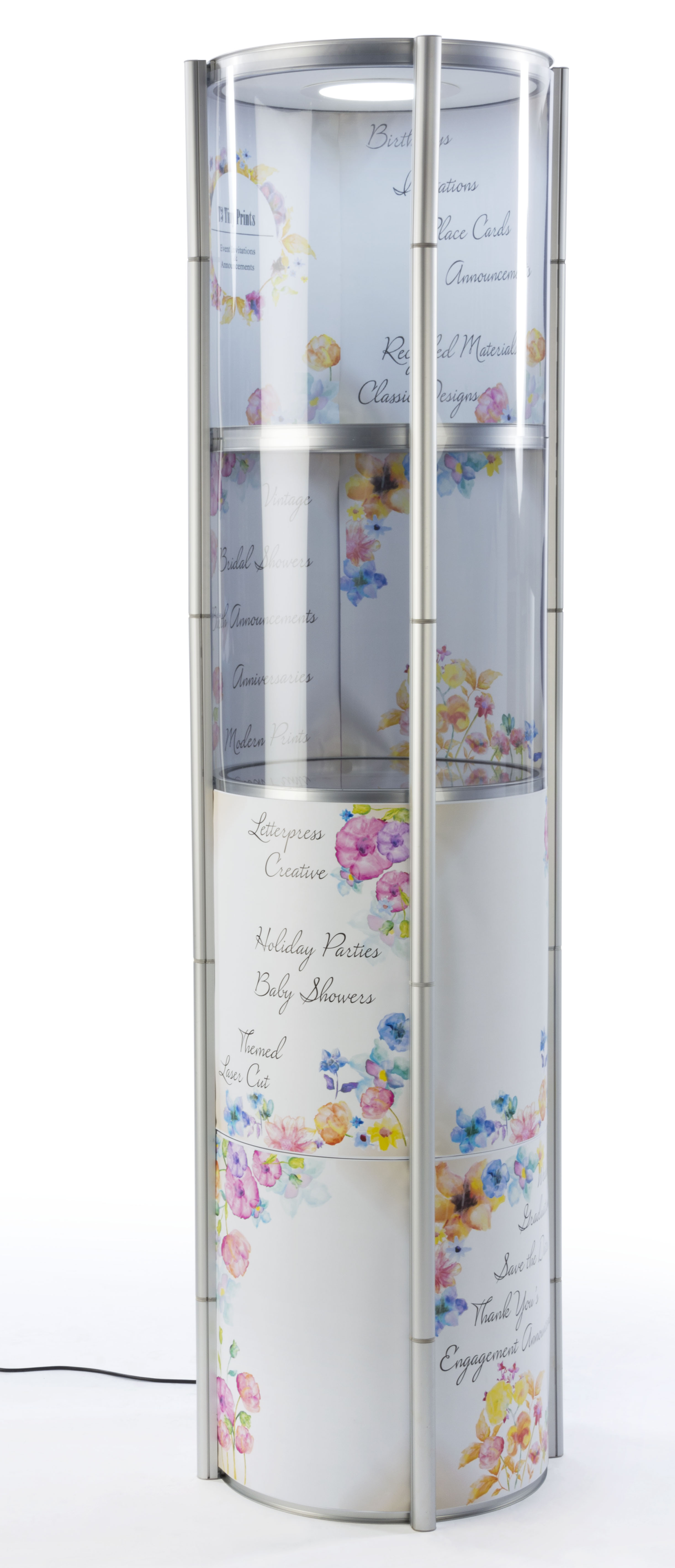 Replacement Graphics for SLVTWST1M & SLVTWST2ML - 8 Panels | Displays2Go