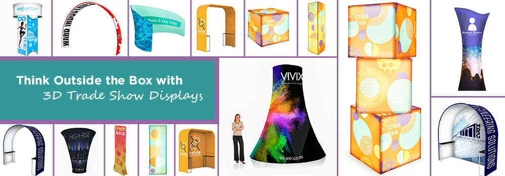 Think Outside the Box with 3D Trade Show Displays | Post Up Stand