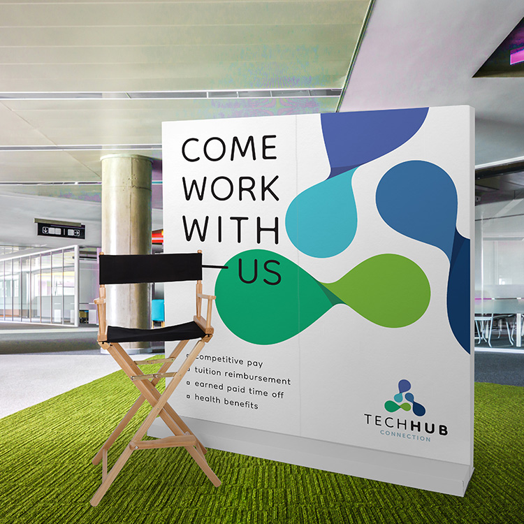 Post Up Stand | Banners, Signage & Large-Format Graphics Printed Quickly!