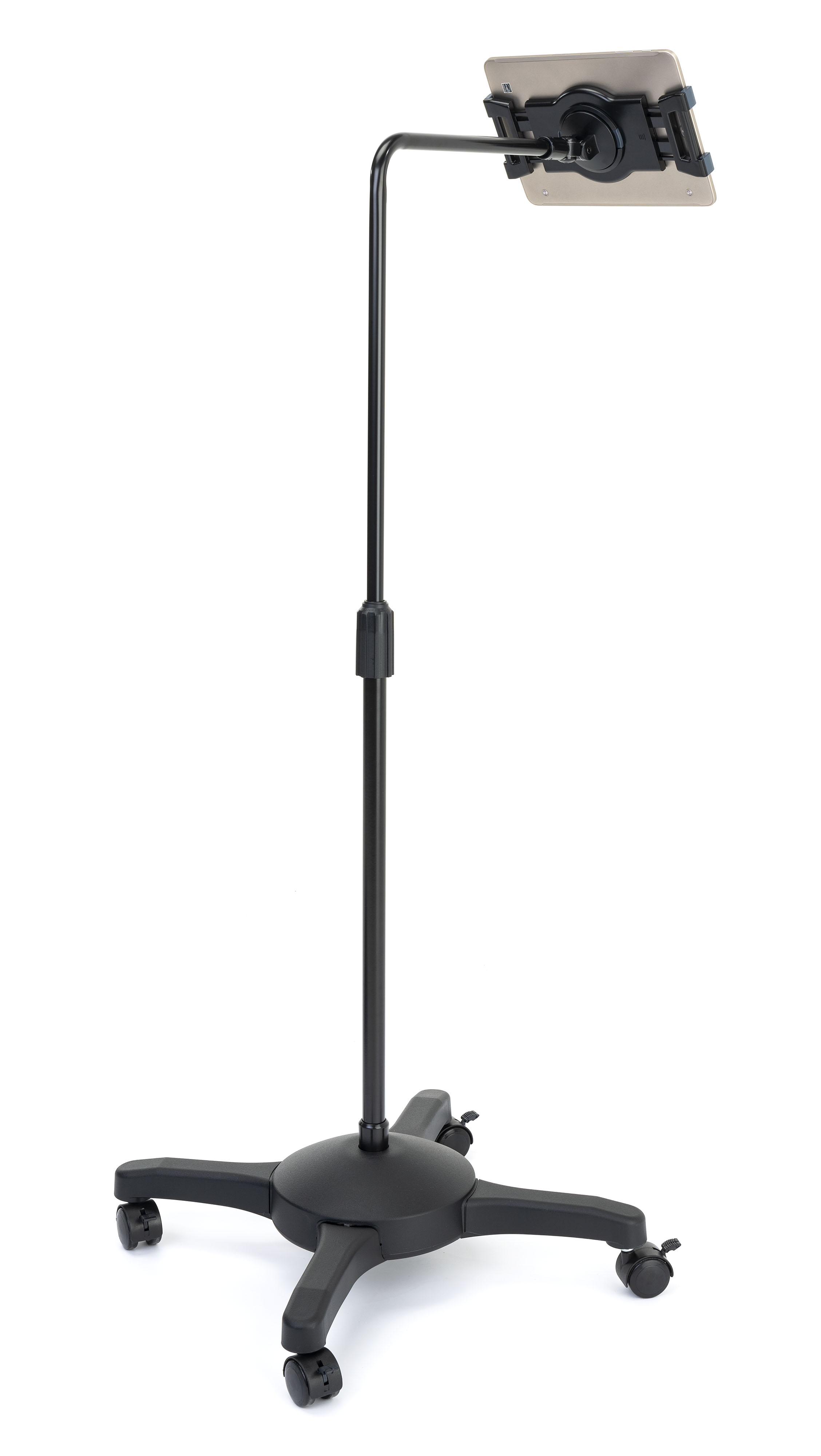 L-arm Adjustable Tablet Holder with Wheels| Aidata Lounge Stand ...