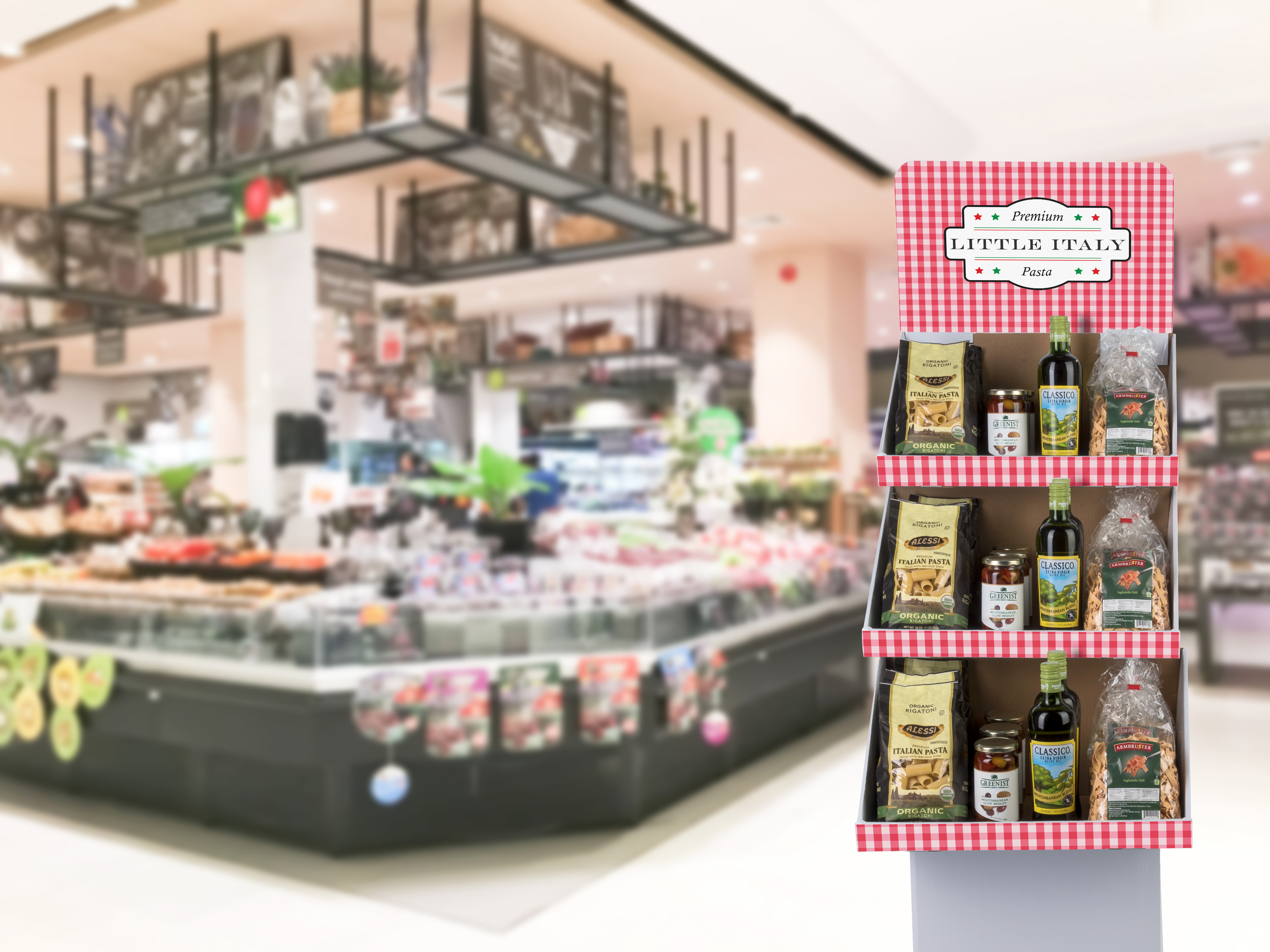 Custom Cardboard Display Stands | Printing on Header and Shelves ...