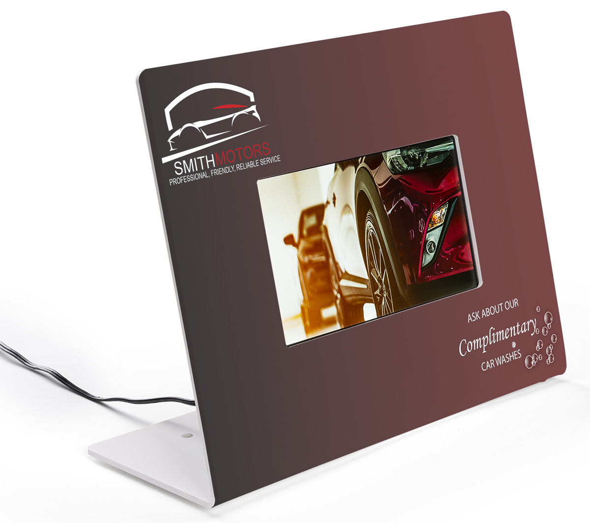 Custom Replacement Graphic for UVASH7DG Small Digital Sign | Displays2Go