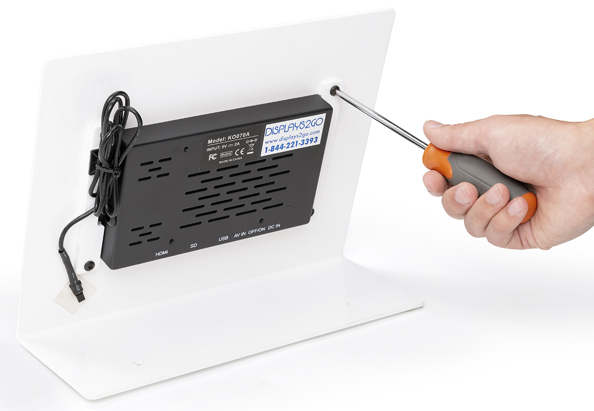 Custom Replacement Graphic for UVASH7DG Small Digital Sign | Displays2Go