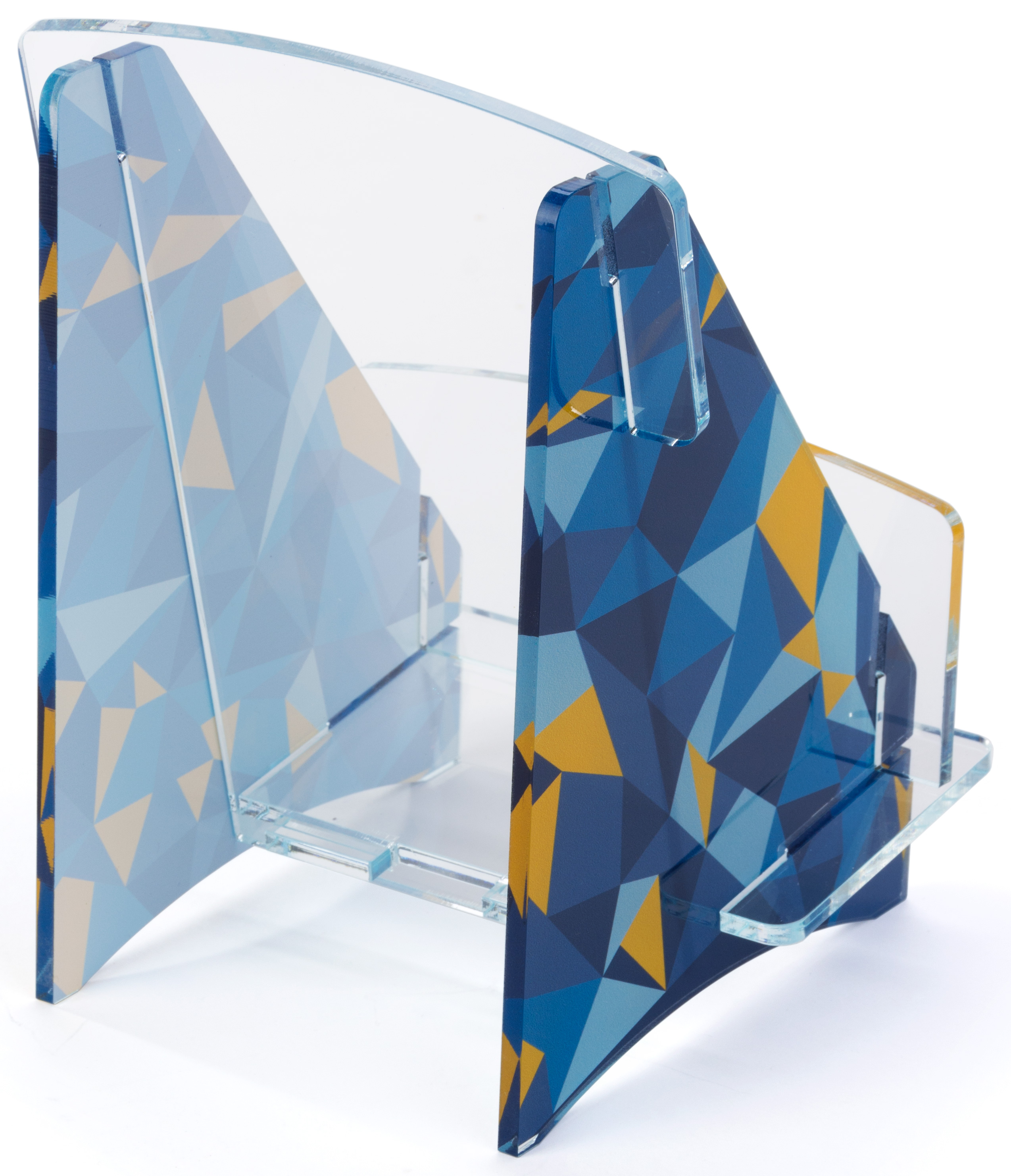 Ship Flat Custom Literature Holder | UV Printed Pieces | Displays2Go