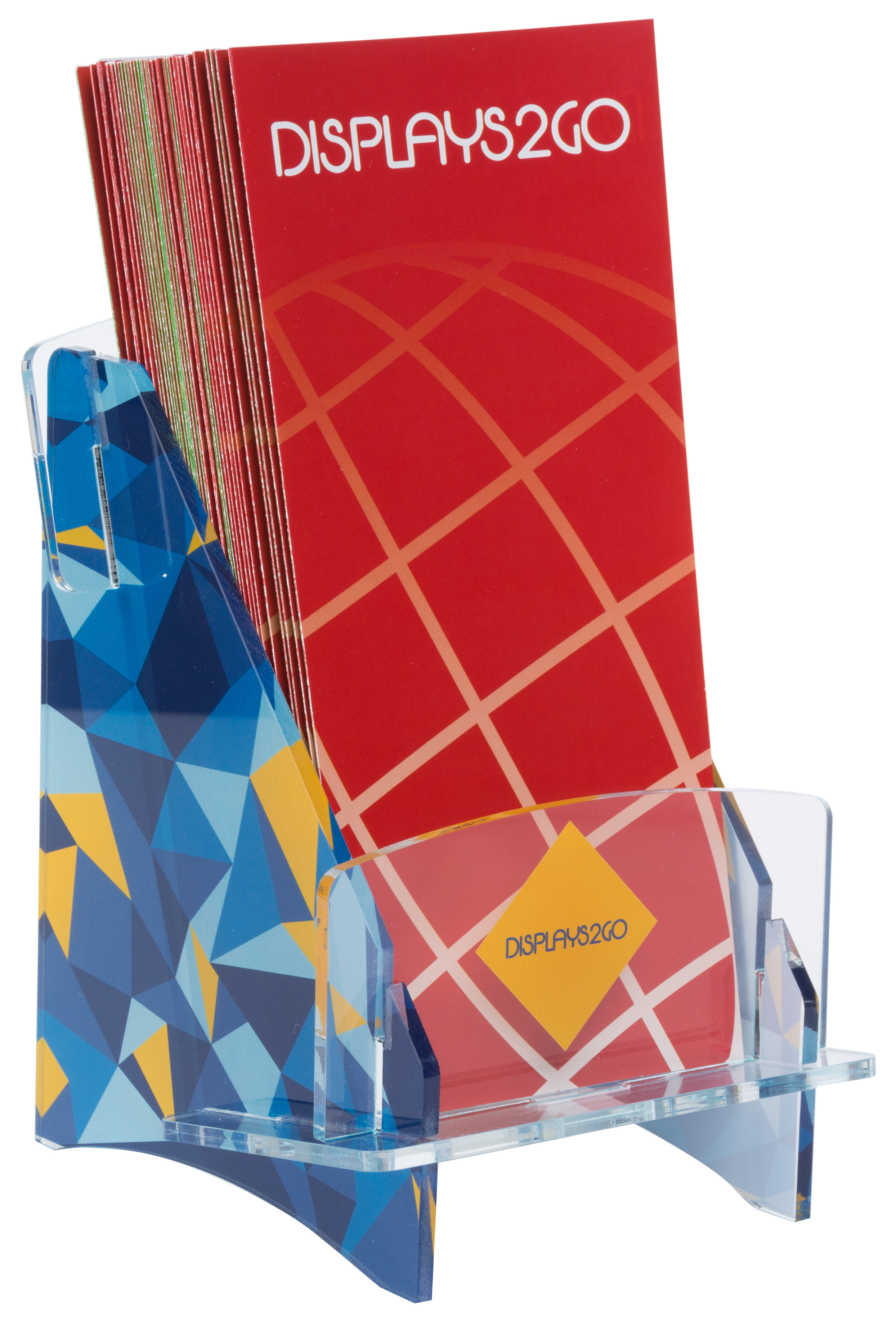 Ship Flat Custom Literature Holder | UV Printed Pieces | Displays2Go