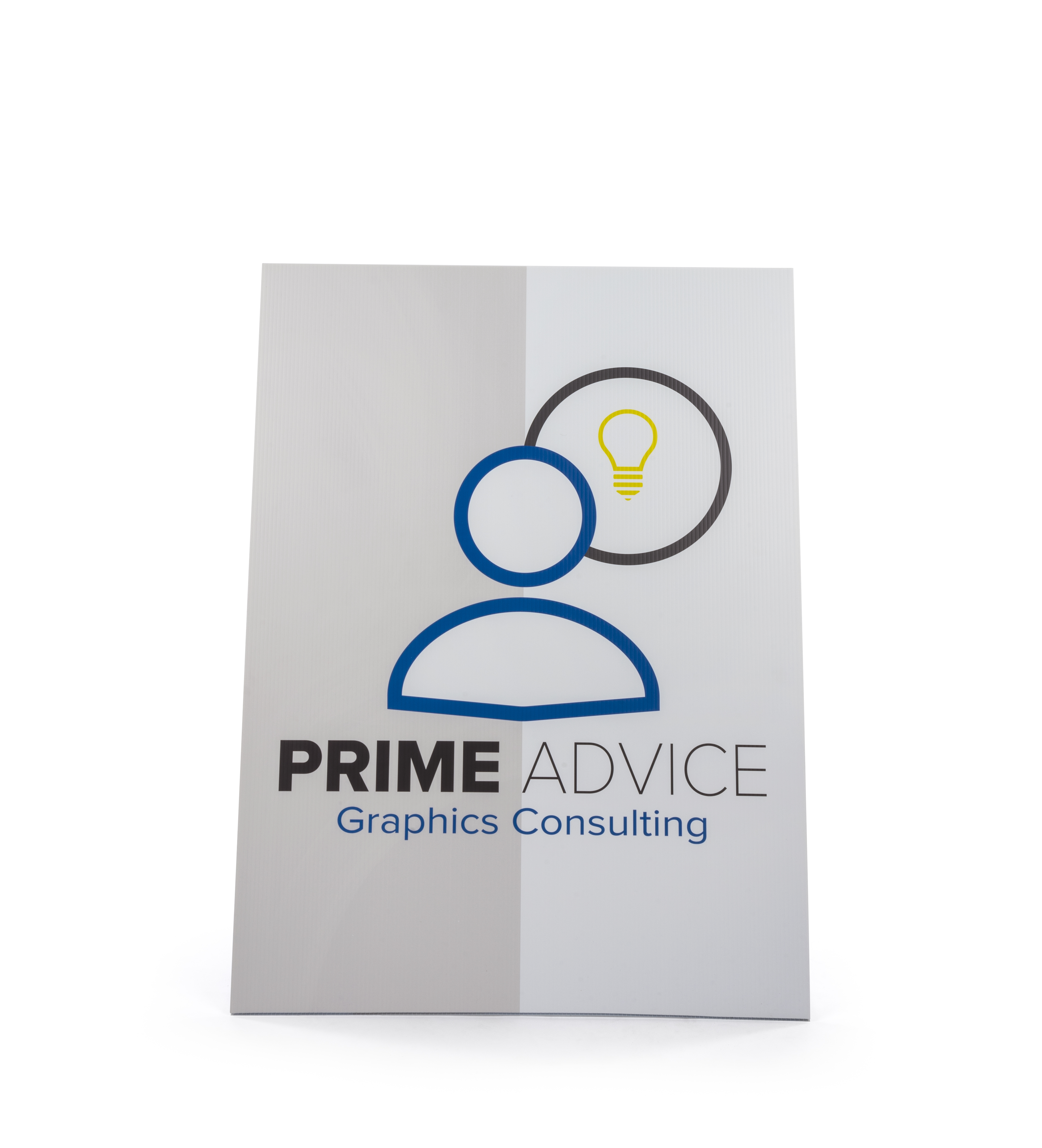 Folding Coroplast A-Frame | Interlocking Bottom | Displays2Go