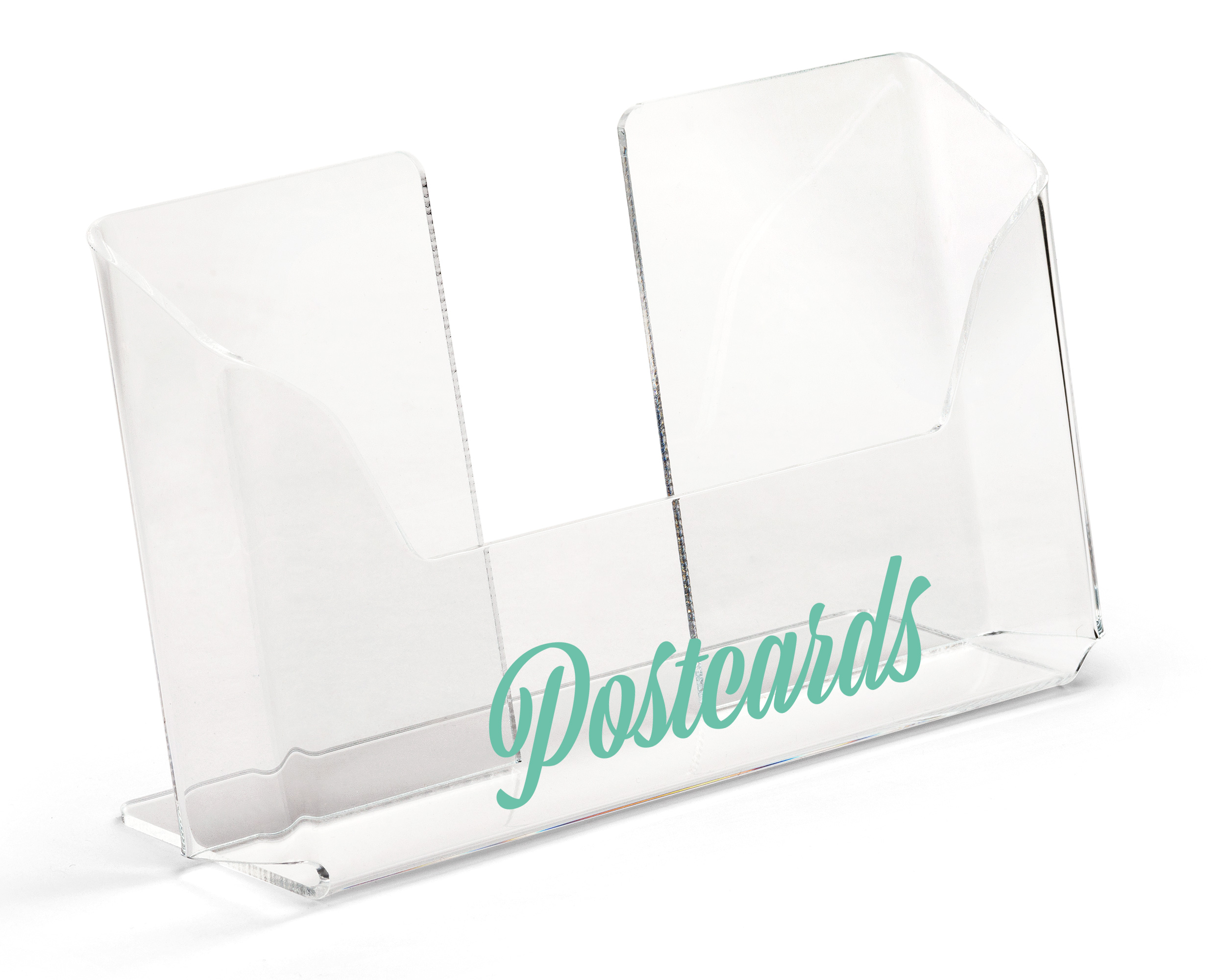 6" x 4" Horizontal Custom Acrylic Postcard Pocket | UV Printed ...