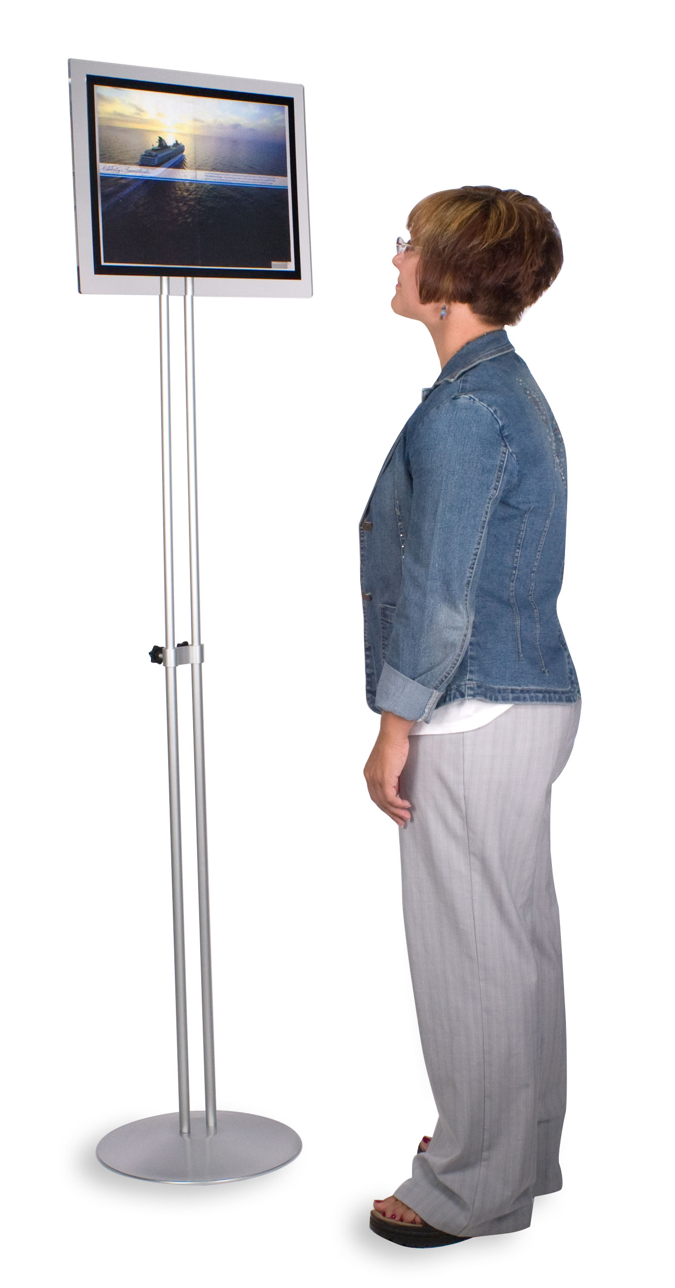 Menu Display | Floor Stand with 17 x 11 Frame and Magnetic Lens ...