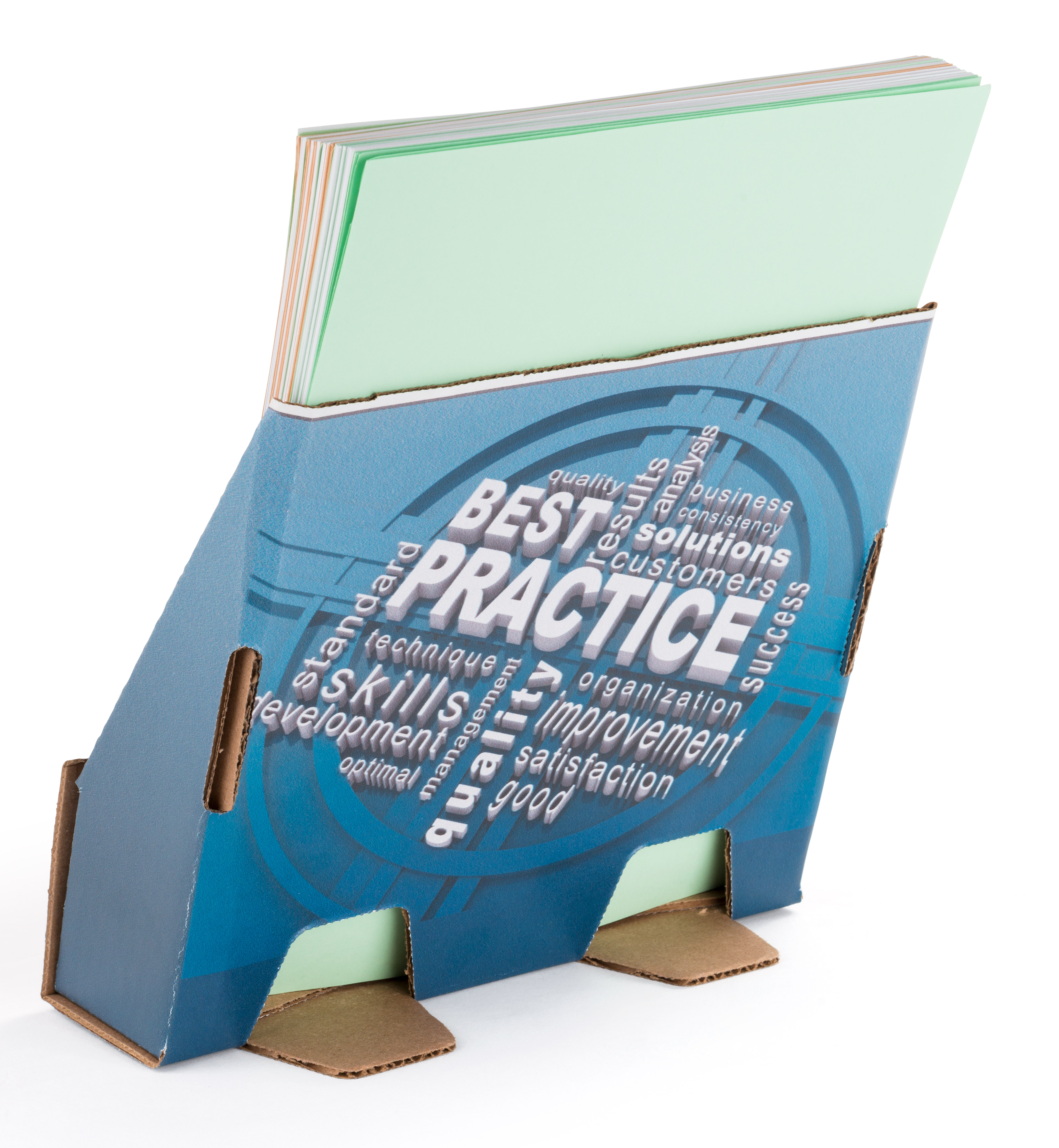 Custom Cardboard Magazine Holder | UV Digital Printing | Displays2Go