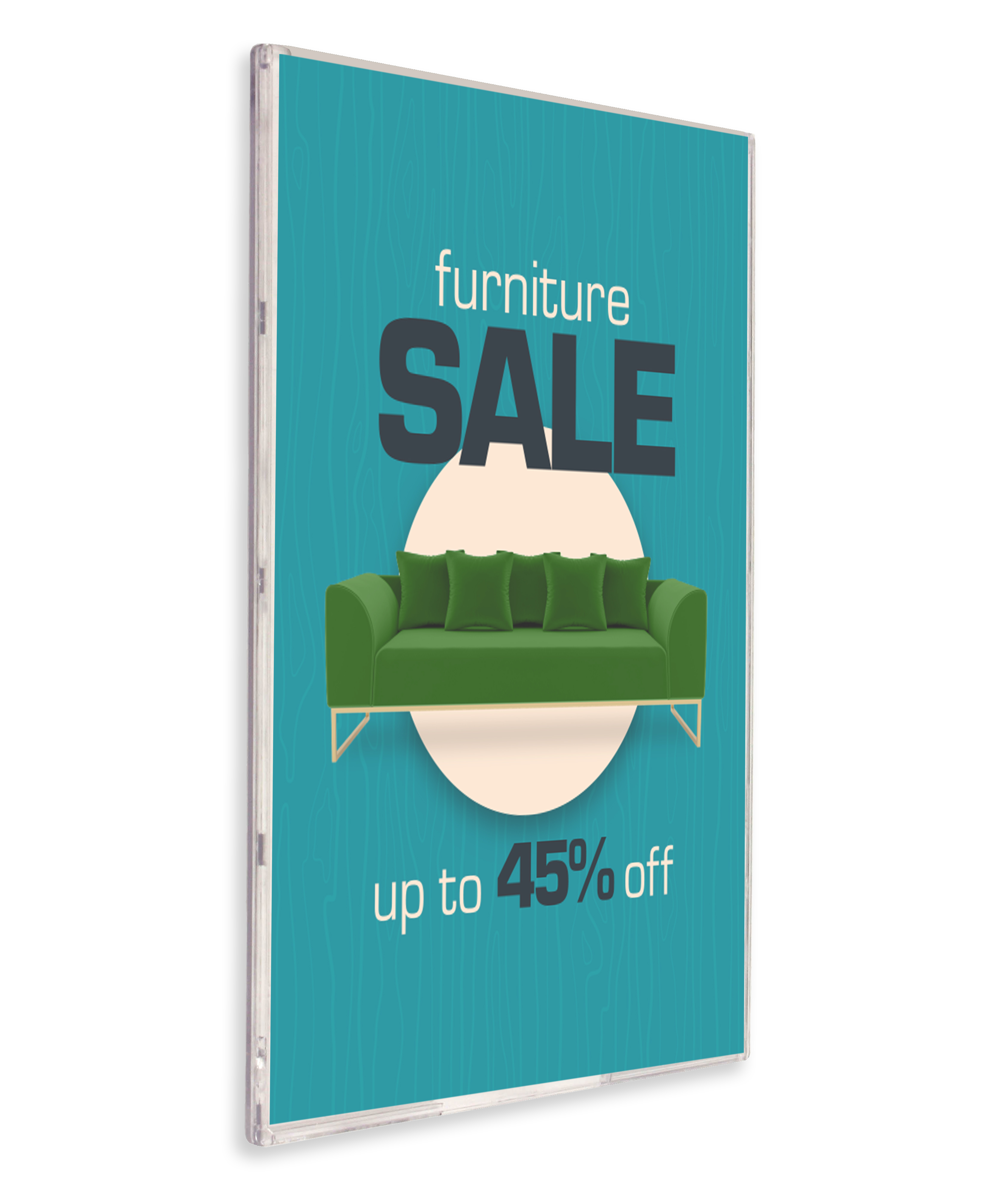 8.5 x 11 Frame | Molded Plastic Construction | Displays2Go