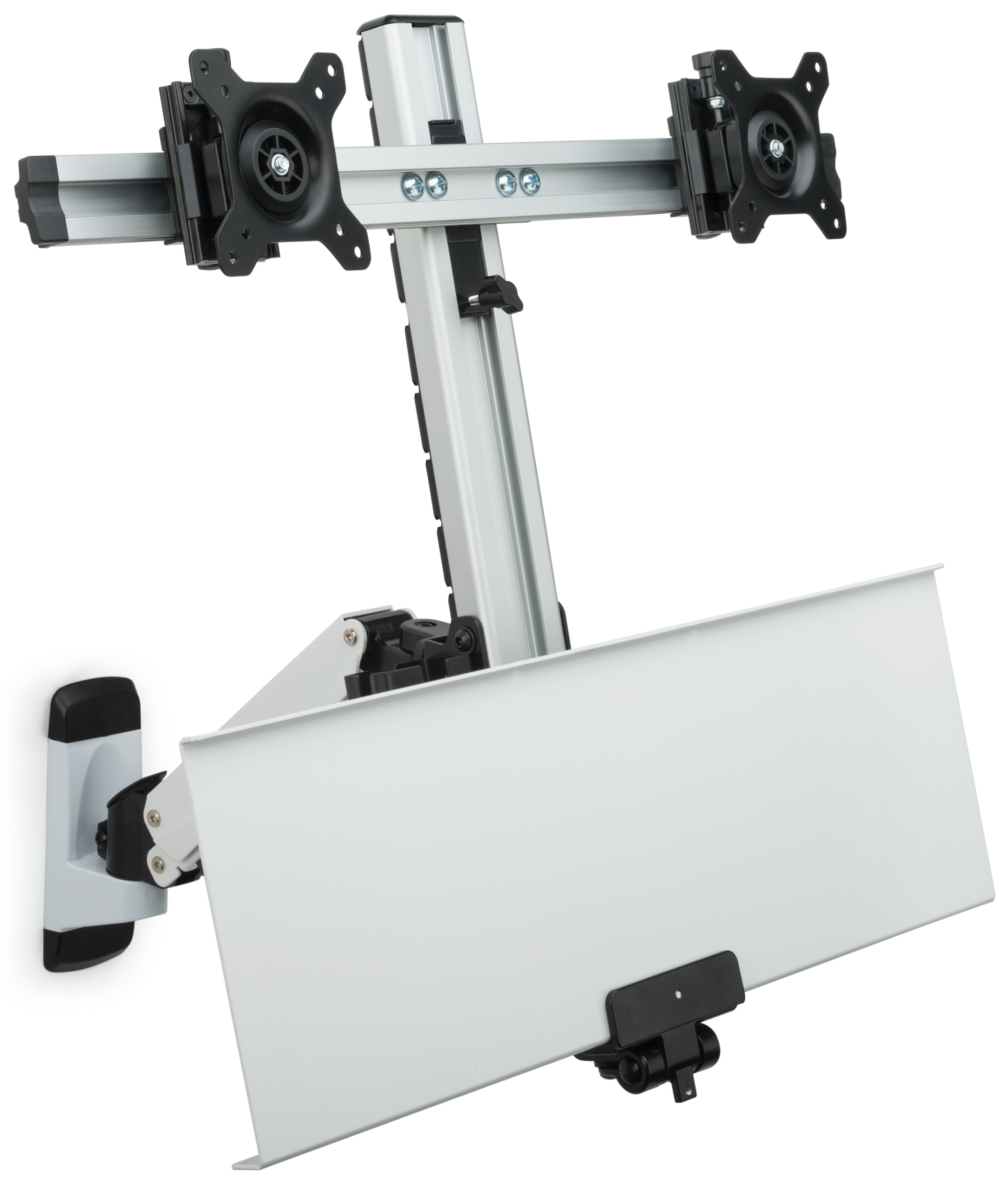 Dual LCD Monitor Wall Stand | Anti-Theft Kit | Displays2Go