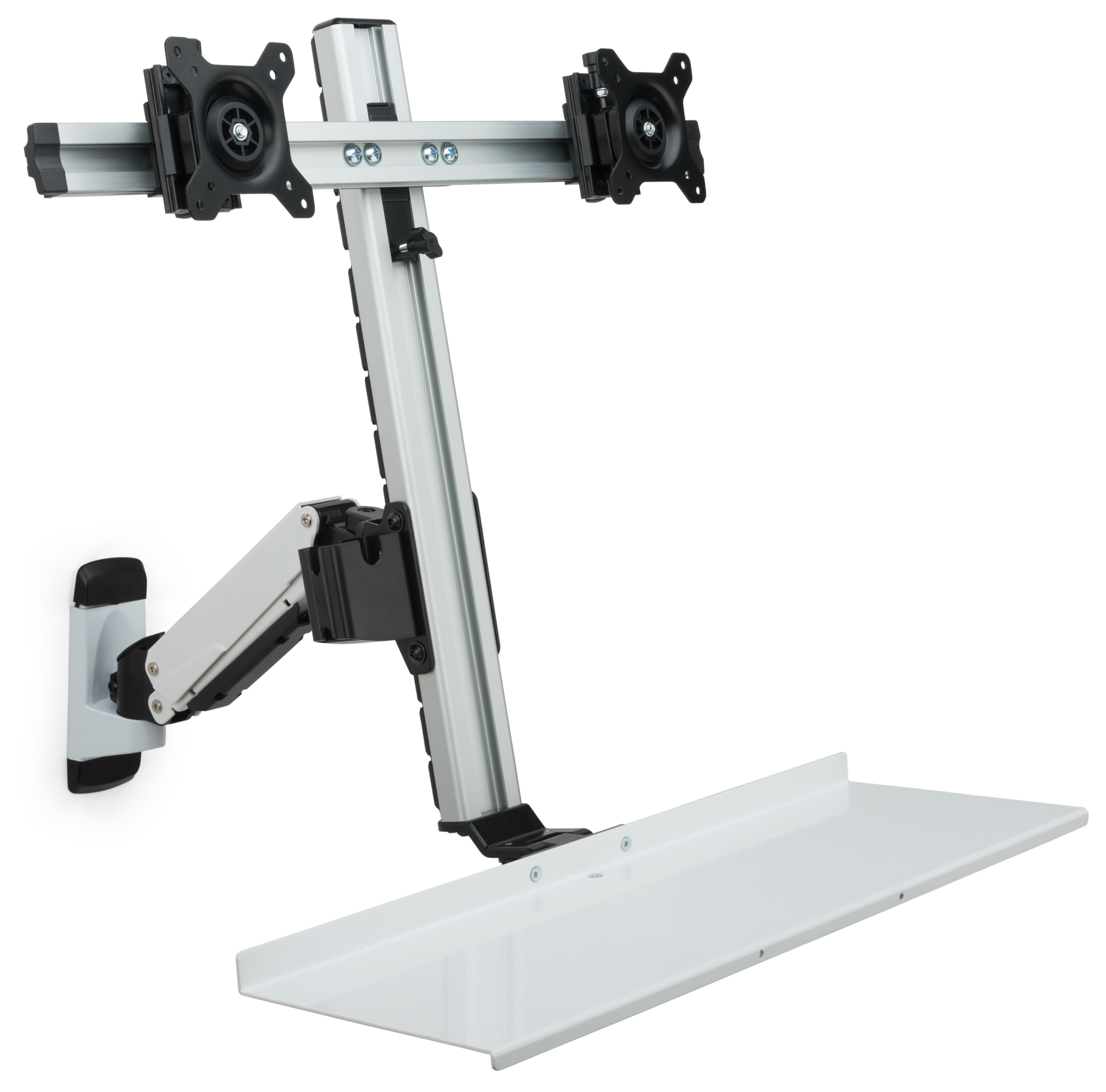 Dual LCD Monitor Wall Stand | Anti-Theft Kit | Displays2Go