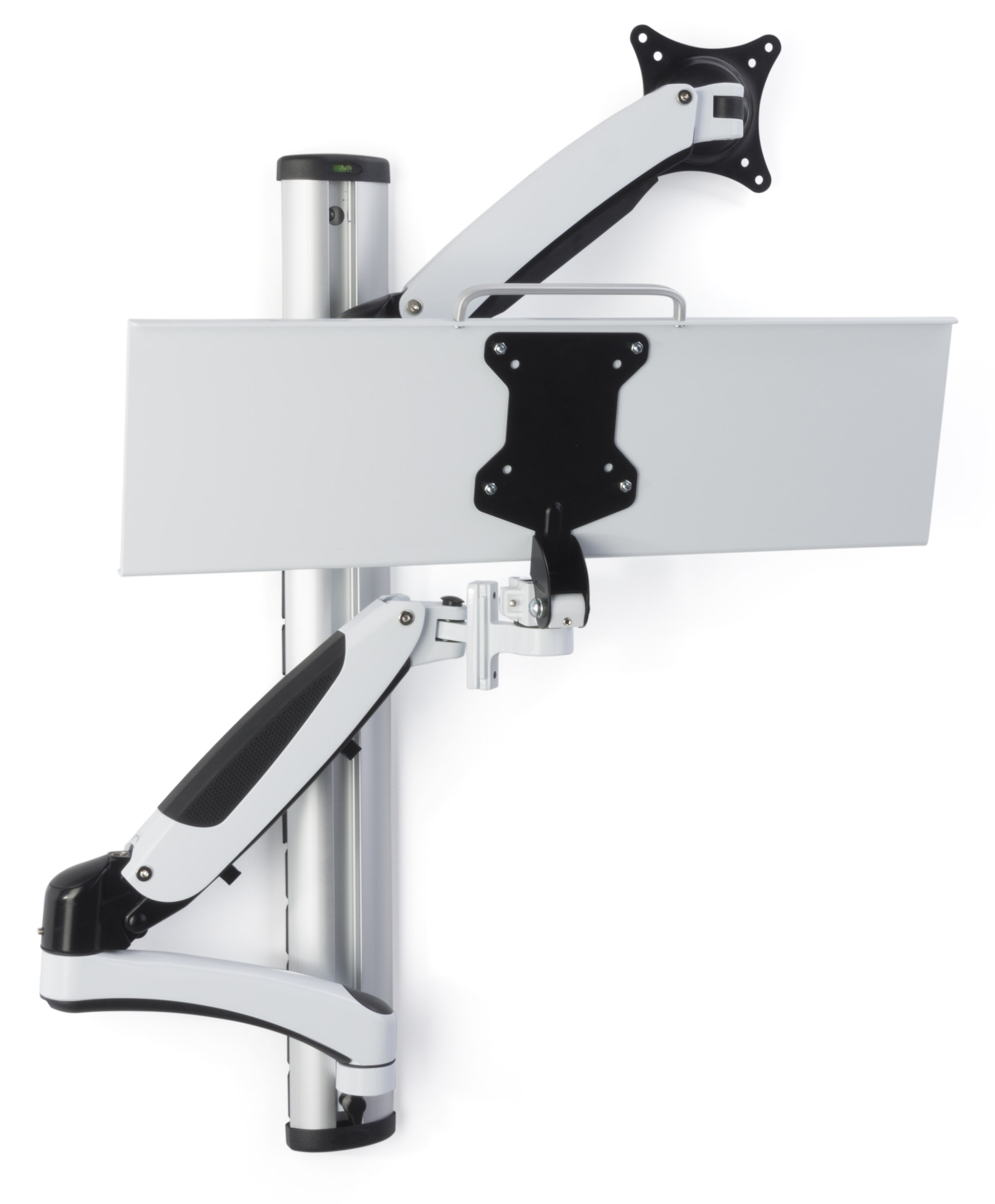 Computer Wall Mount with Keyboard Tray | VESA Compliant | Displays2Go