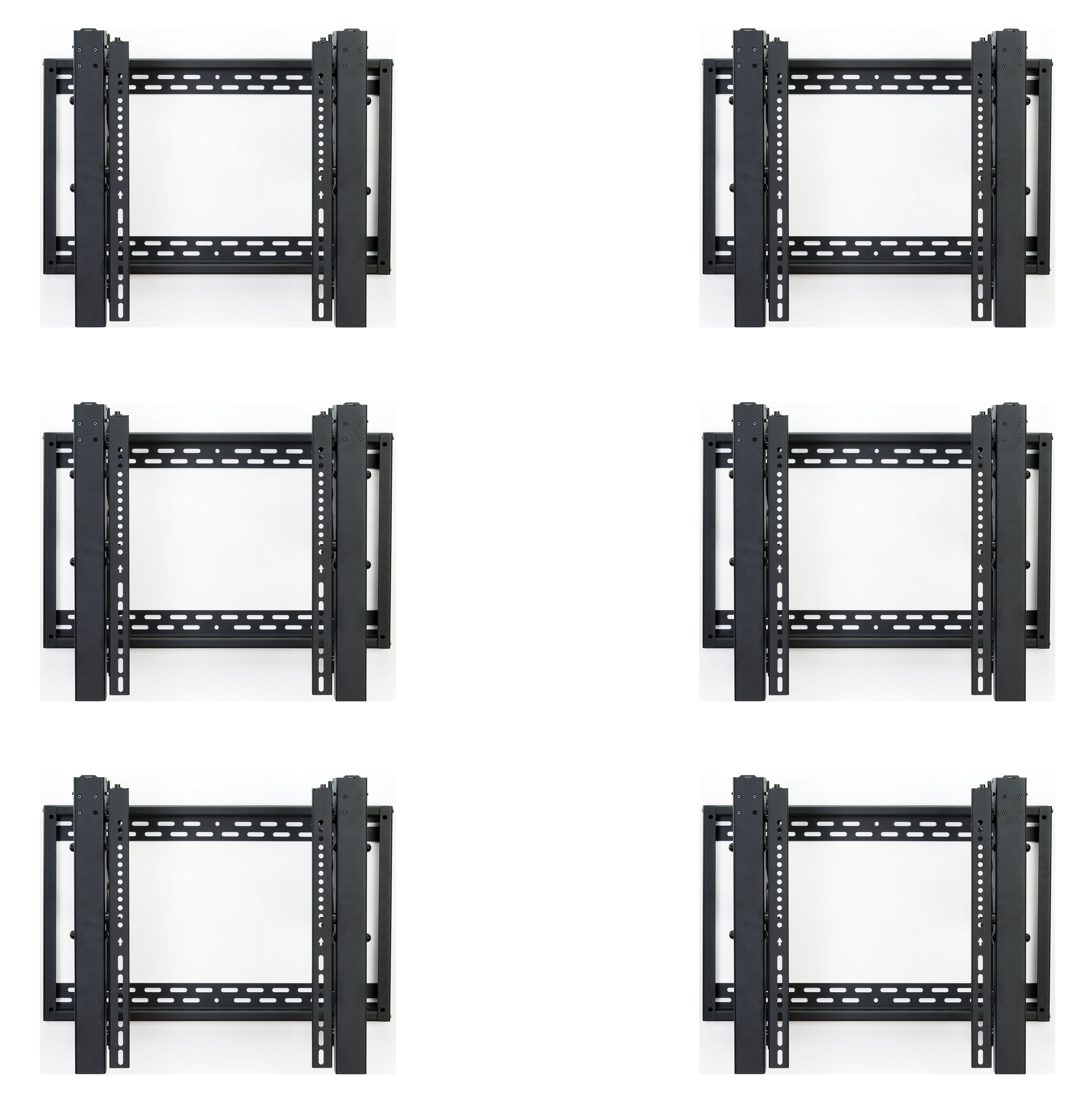 Video Wall Display 3x2 Brackets | Micro-Adjustment via Allen Key ...