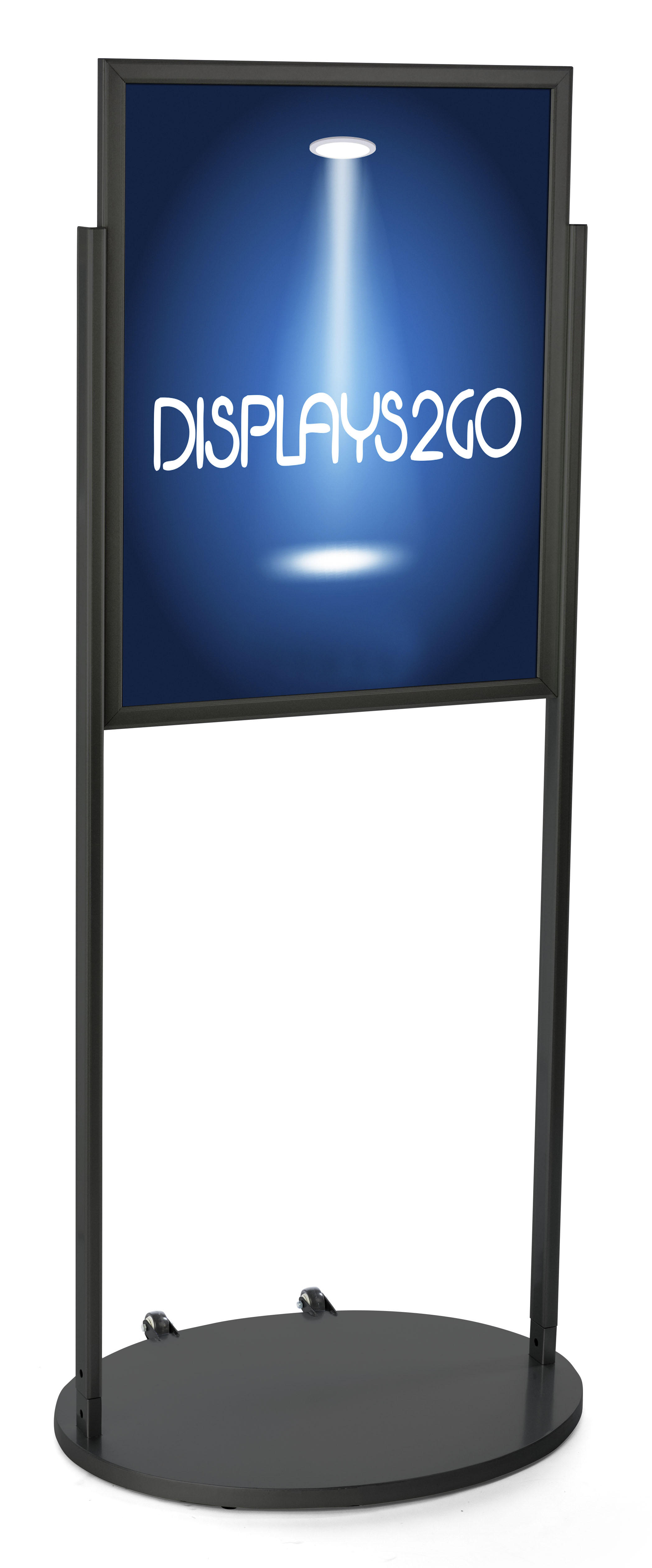 Rolling Poster Stand | Aluminum Stand | Displays2Go