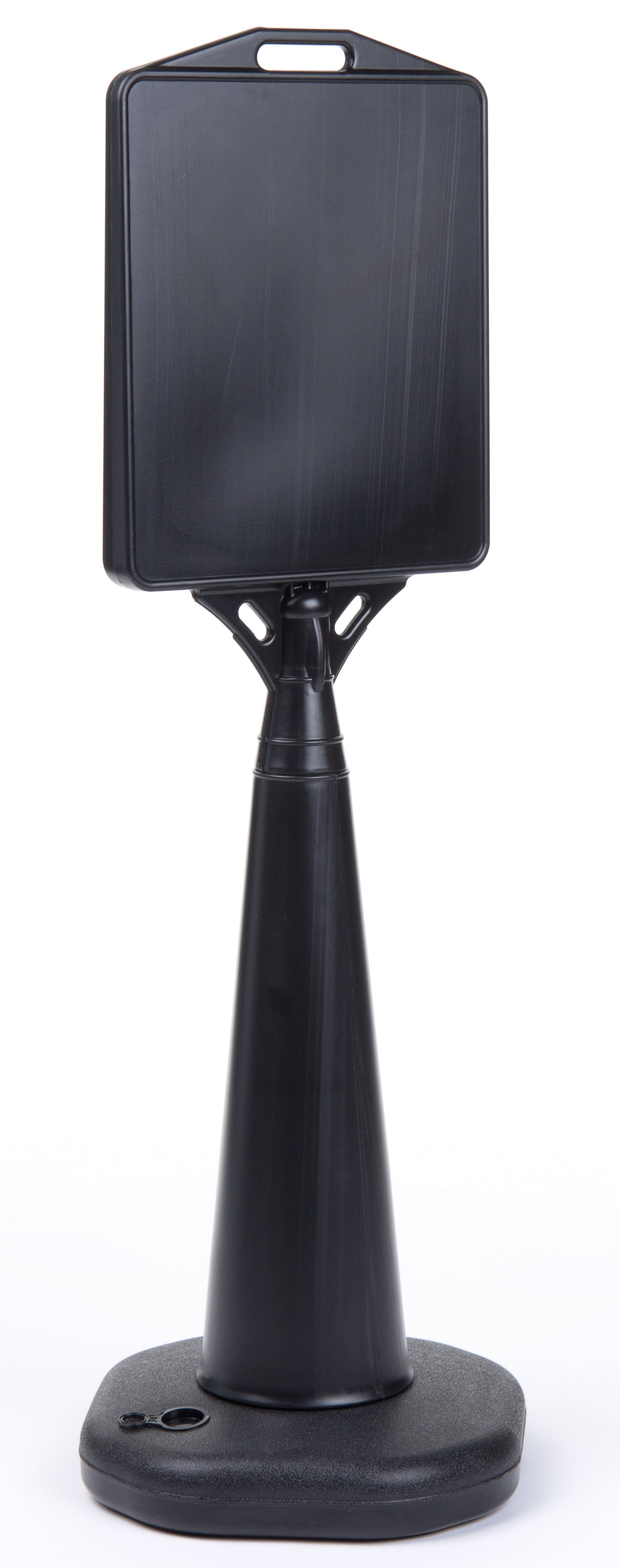 Outdoor Cone Sign | Water Base w/ Black Plastic Construction | Displays2Go