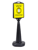 Parking Lot Signs | Portable with Weighted Bases