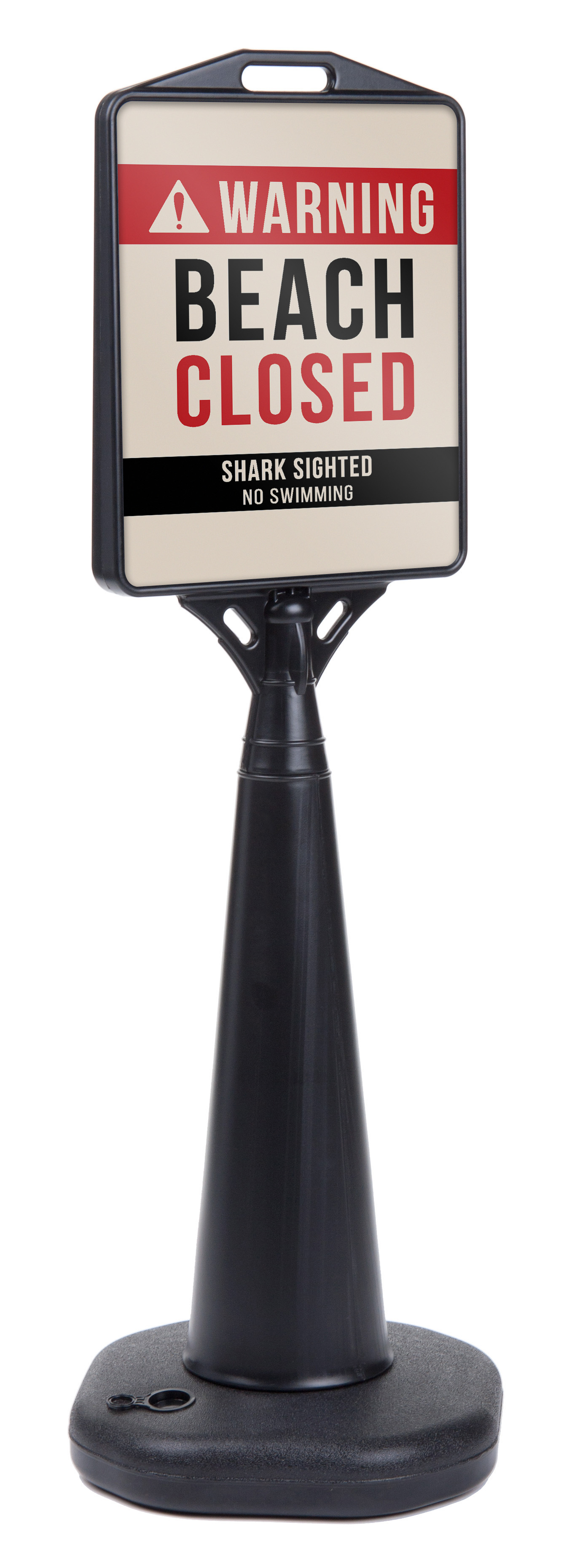 Custom Water Base Cone Sign | Plastic Build for Outdoor Use | Displays2Go