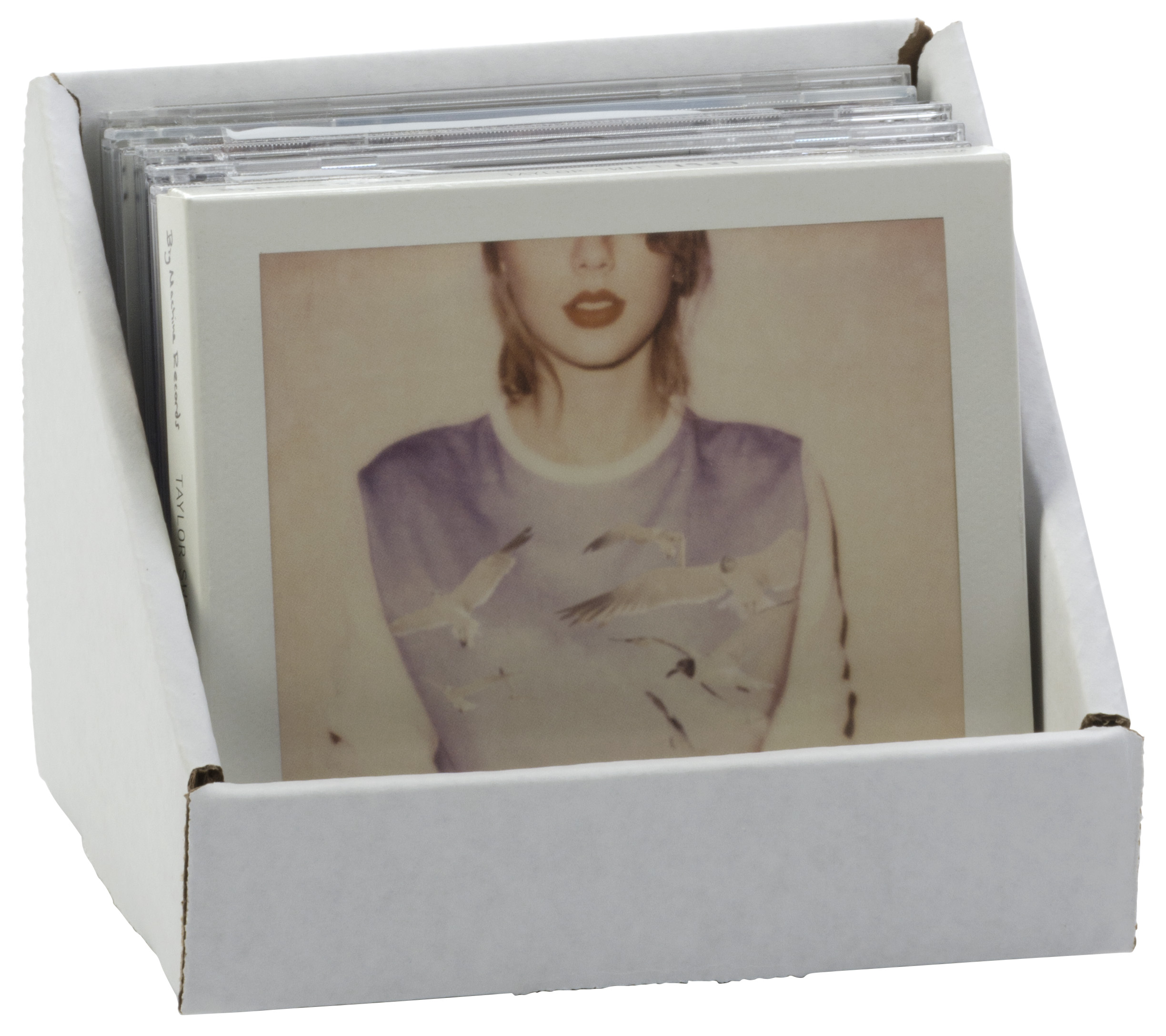 Cardboard CD Display | Single Pocket Countertop Fixtures | Displays2Go