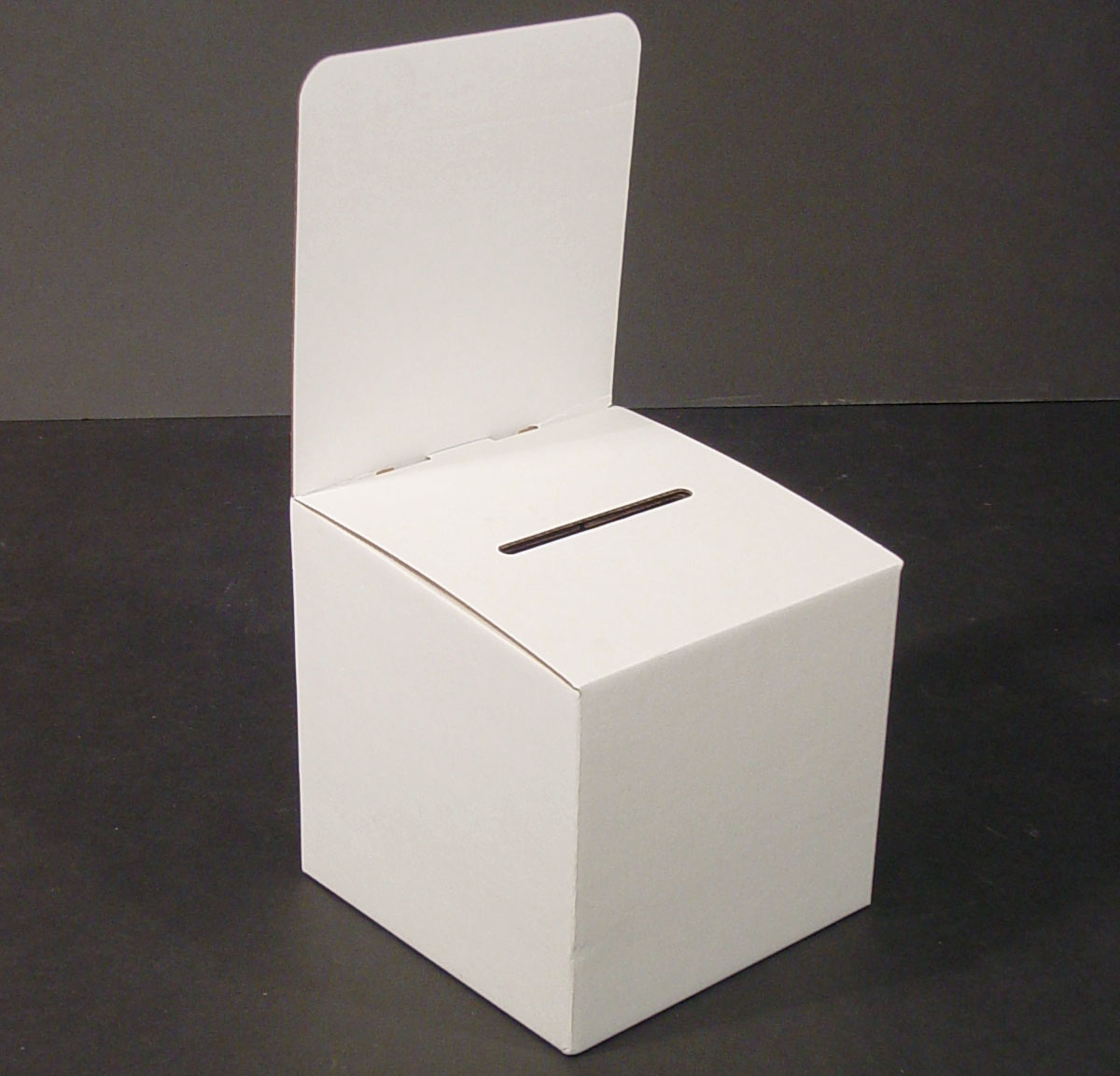 Large Suggestion Box – Cardboard - 10" x 10" Cube | Displays2Go